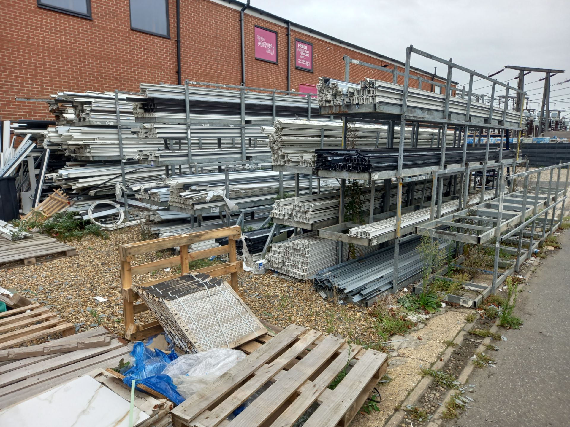 30 Stackable Metal Framed Profile Storage & UPVC on/in and amongst the ...