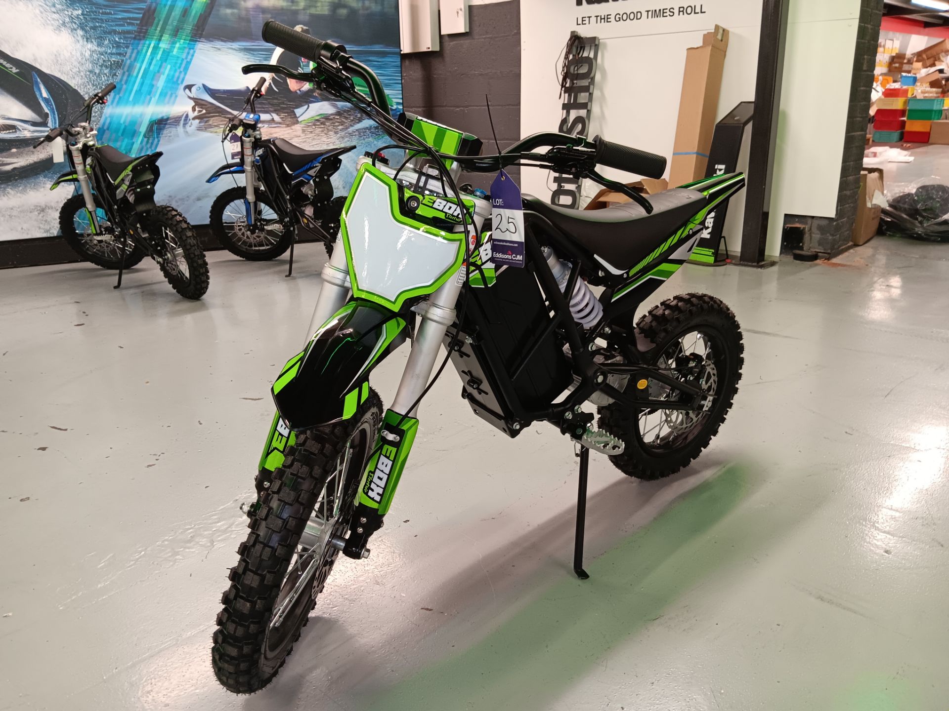 STOMP EBOX 2.0KW GREEN, VIN No: 0069, Year: 2023 (Retail price £1,599)