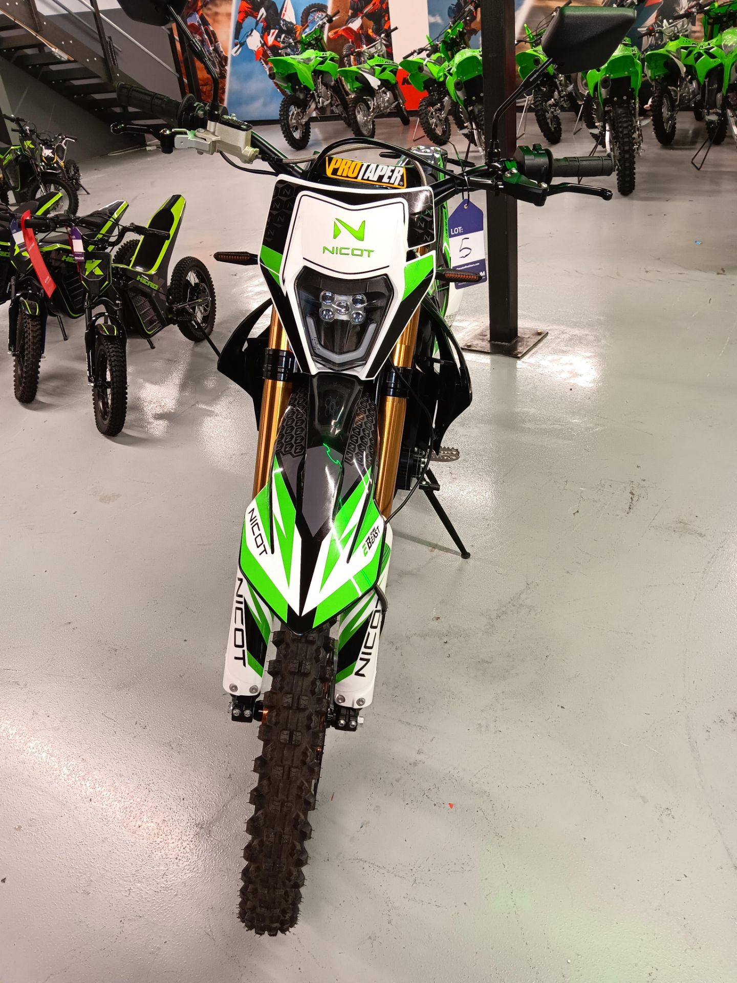 NICOT E BEAST electric motorcycle, VIN No: H0HJCKL15NNA00047, Year ...