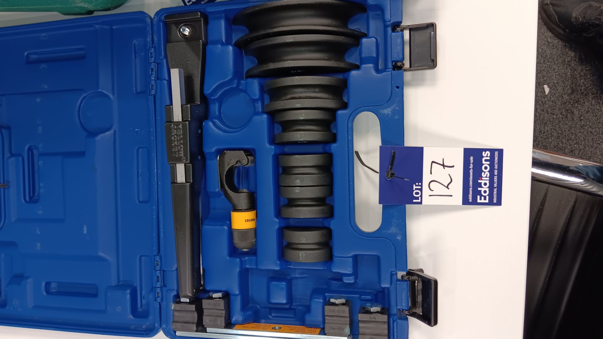 Unbadged multi size tube bending set and incomplete Yellow Jacket multi ...
