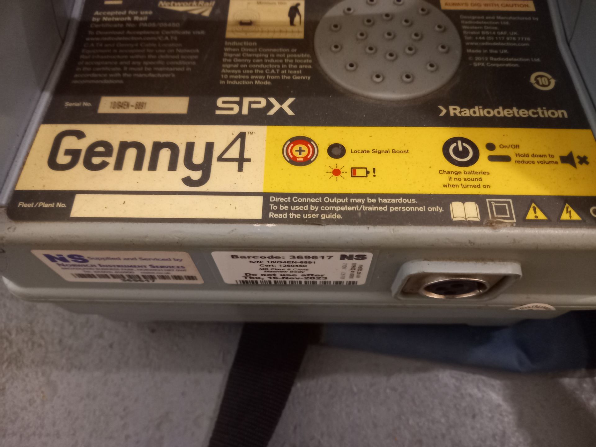 SPX CAT 4+ Cable Avoidance Tool & Genny4 Radiodetection Unit