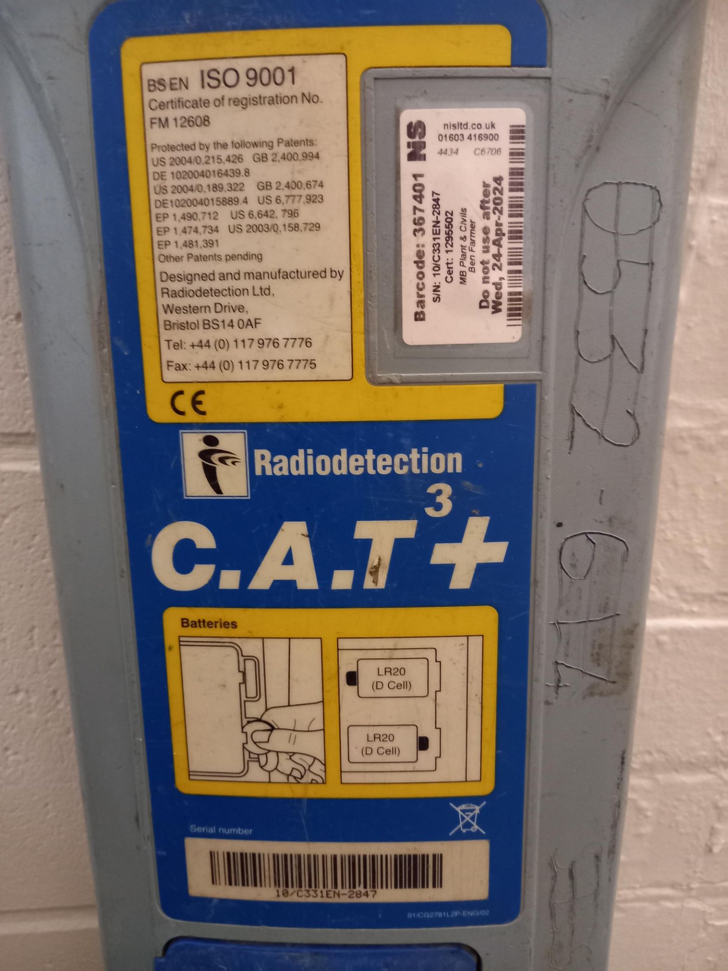 SPX CAT 3+ Cable Avoidance Tool & Genny4 Radiodetection Unit