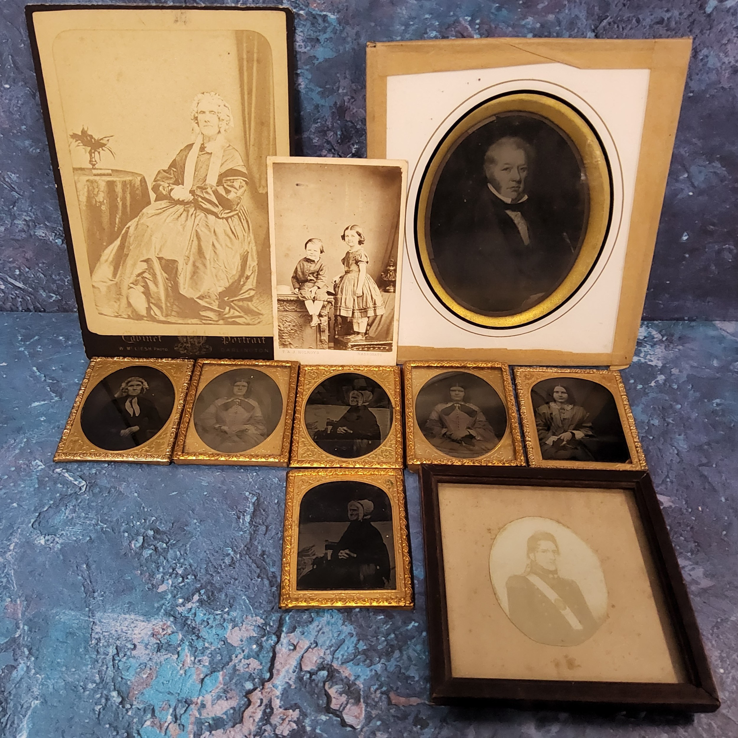 Victorian ambrotype photographs, Yeoman Family, including Hannah ...