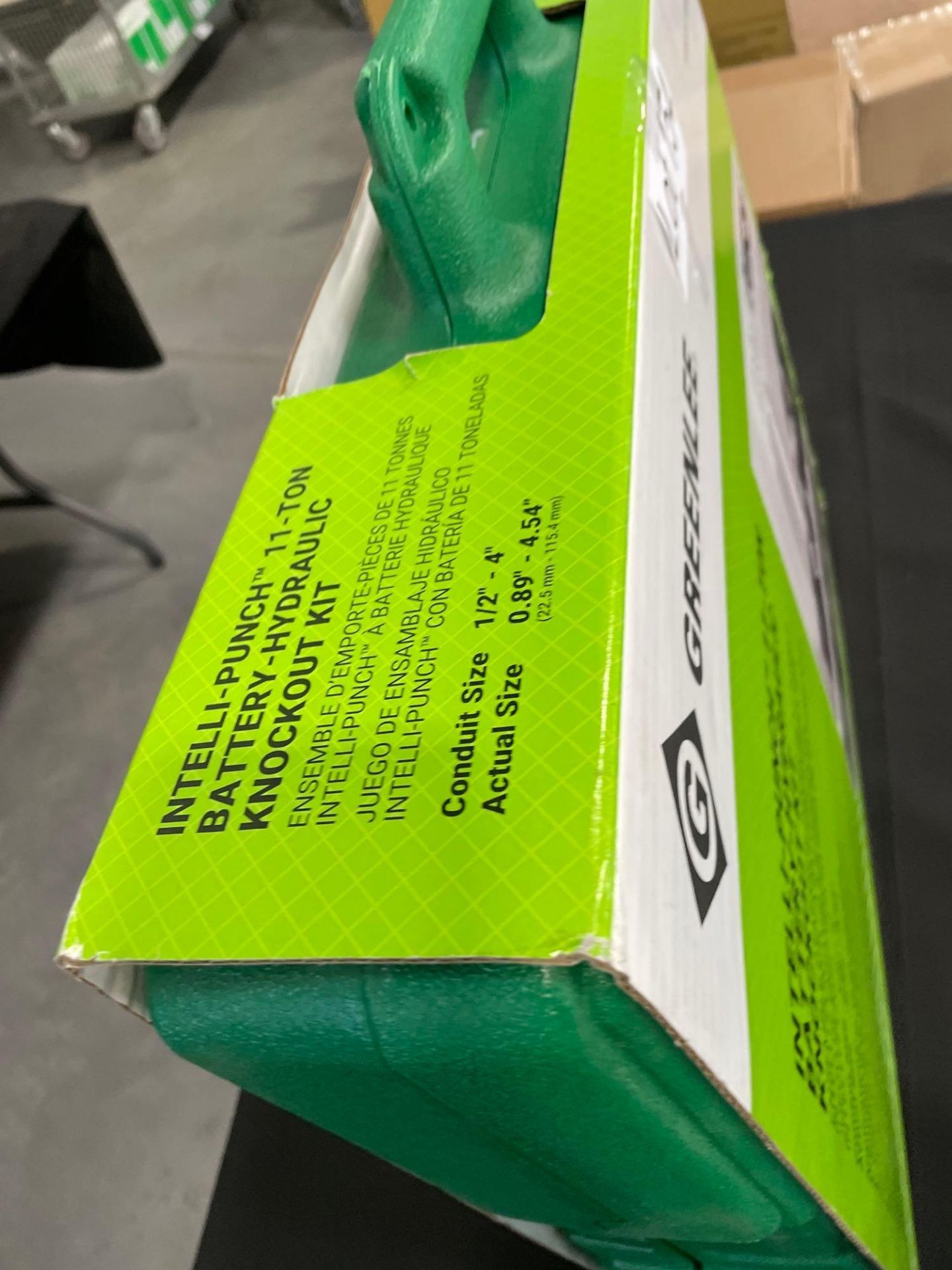 greenlee intelli-punch 11 ton battery hydraulic knock out kit LS100X11SB4