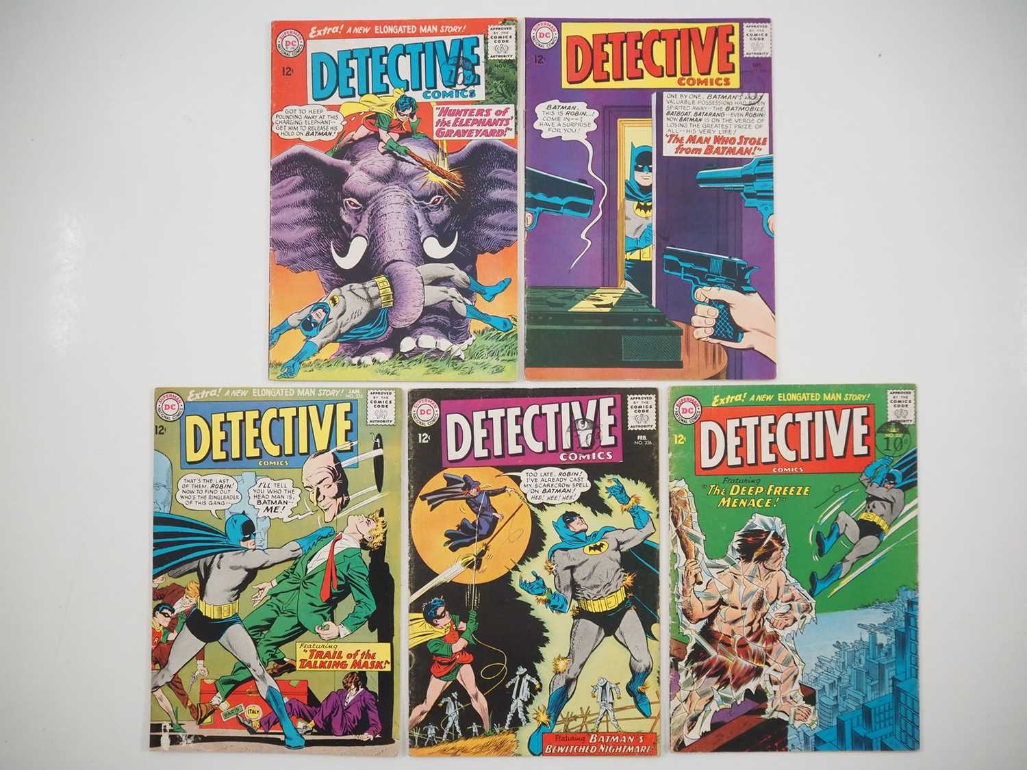 DETECTIVE COMICS #333, 334, 335, 336, 337 (5 in Lot) - (1964/1965 - DC ...