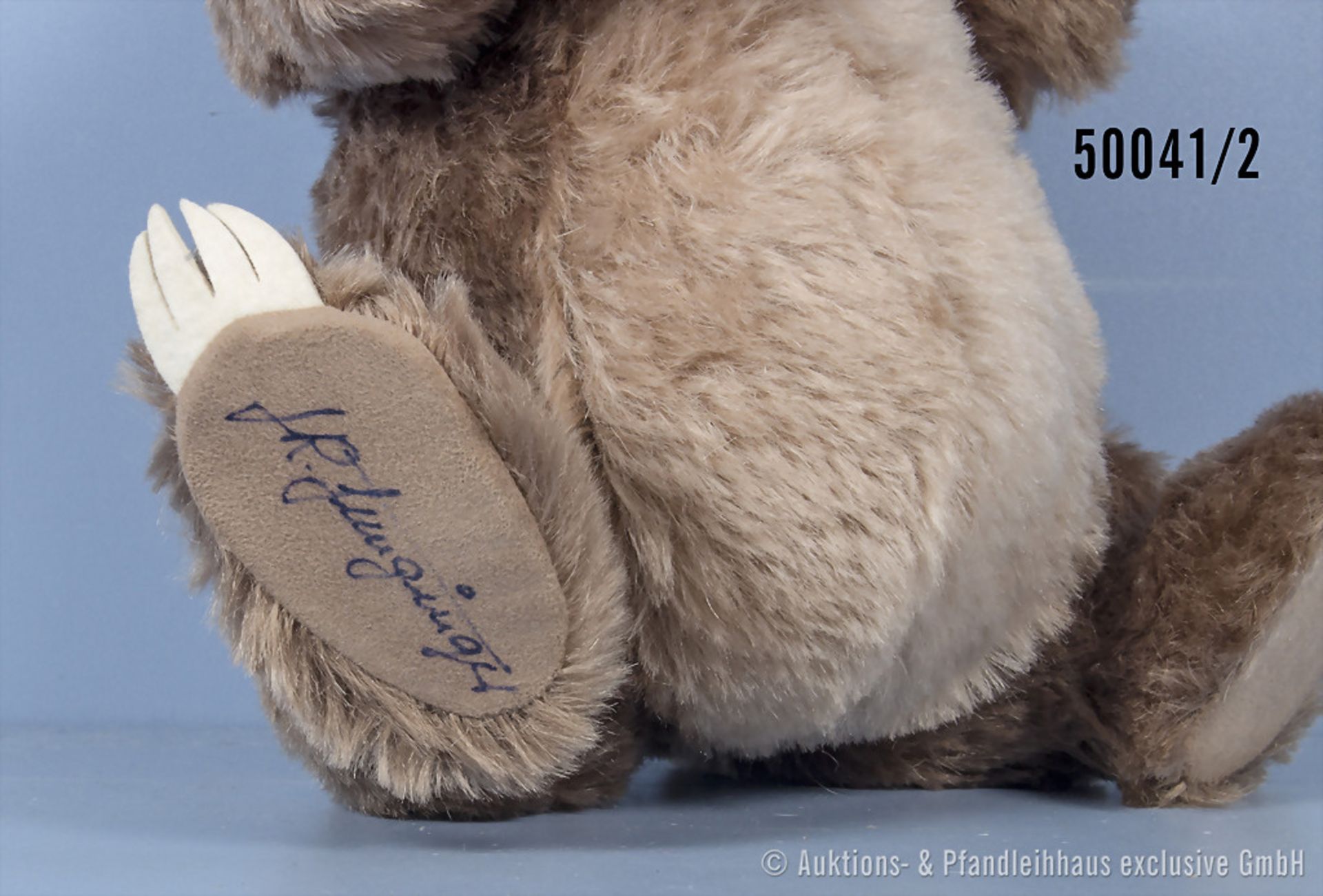 Steiff Bär Baloo, Mohair, KFS, Nr. 00597, 35 cm, auf der Fußsohle ...
