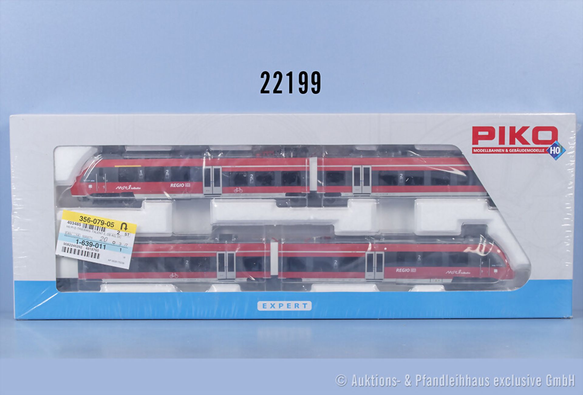 Piko H0 59501 4-teiliger E-Triebzug Talent 2 der DB, BN 442 706-8, Z 0 ...