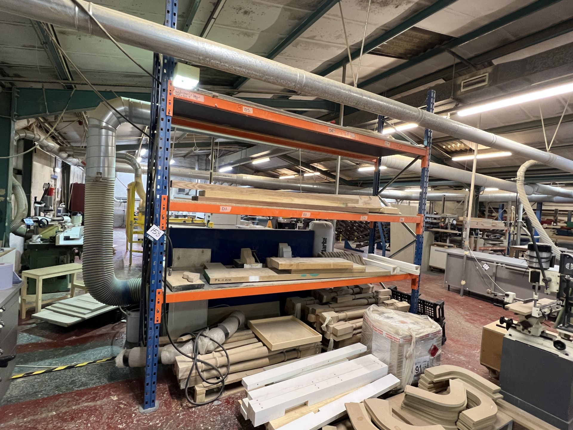 Three bays of pallet racking Bay 1 and 2 consists of 2 x 3.4m x .9m ...