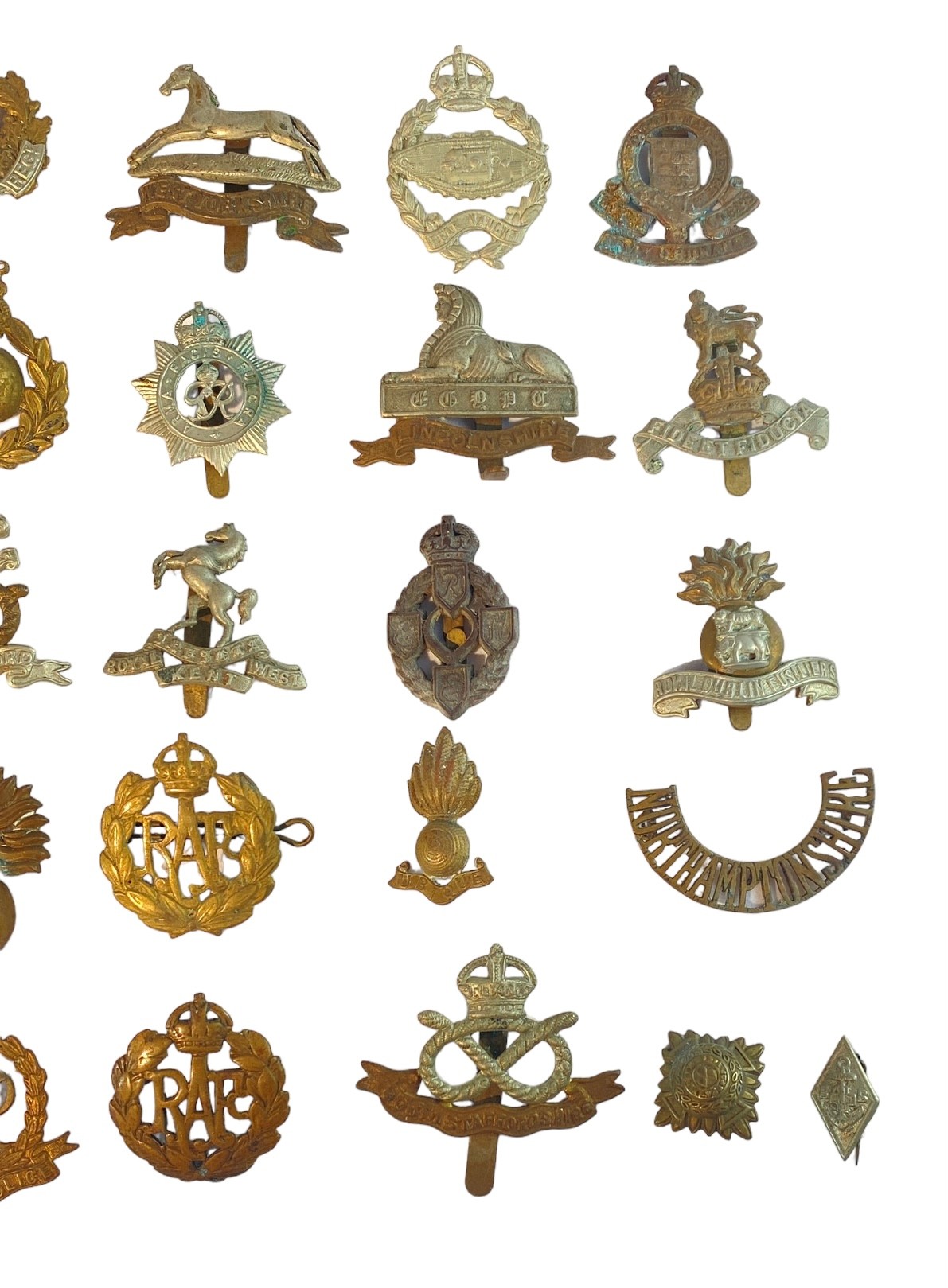 Selection of various cap badges, some more interesting examples, to ...
