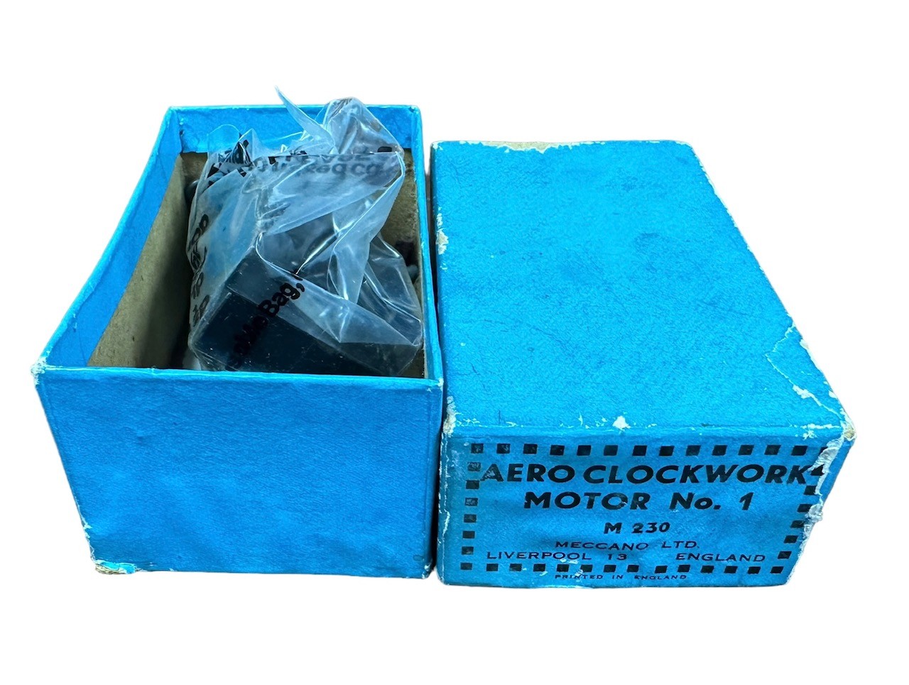 Meccano. Aero Clockwork motors M230 No. 1 (3) and M231 No. 2 (3 ...