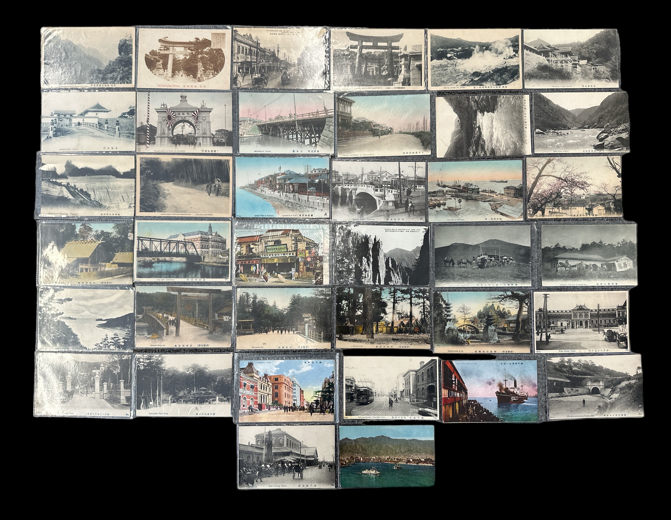 Japanese Postcards Mainly Street Scenes and Buildings in Japanese ...