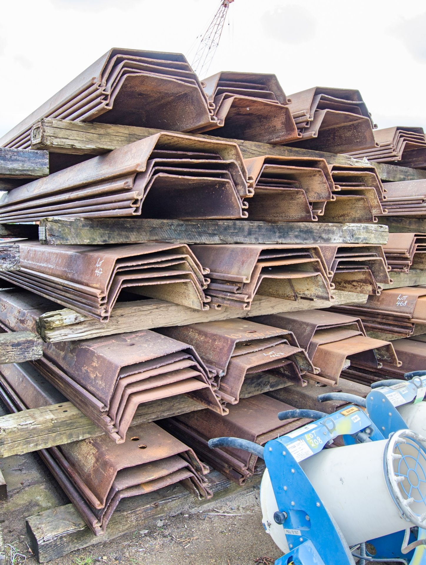 75 - 4 metre Larssen L603 sheet piles