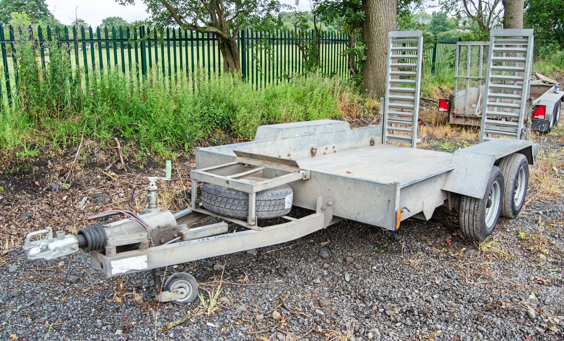Indespension 10ft x 6ft tandem axle plant trailer S/N: 089271 1369
