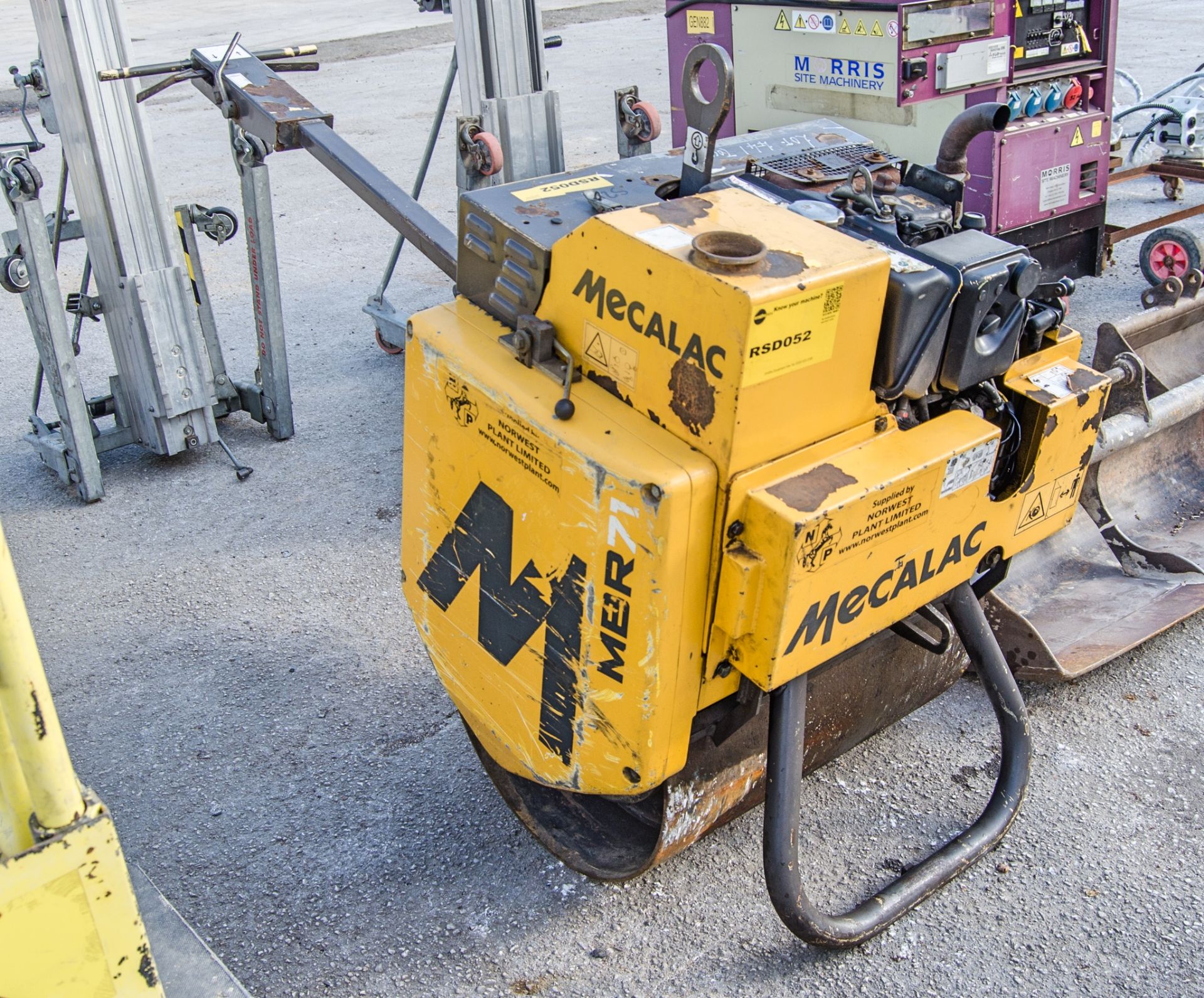 Mecalac MBR71 diesel driven pedestrian roller RSD052