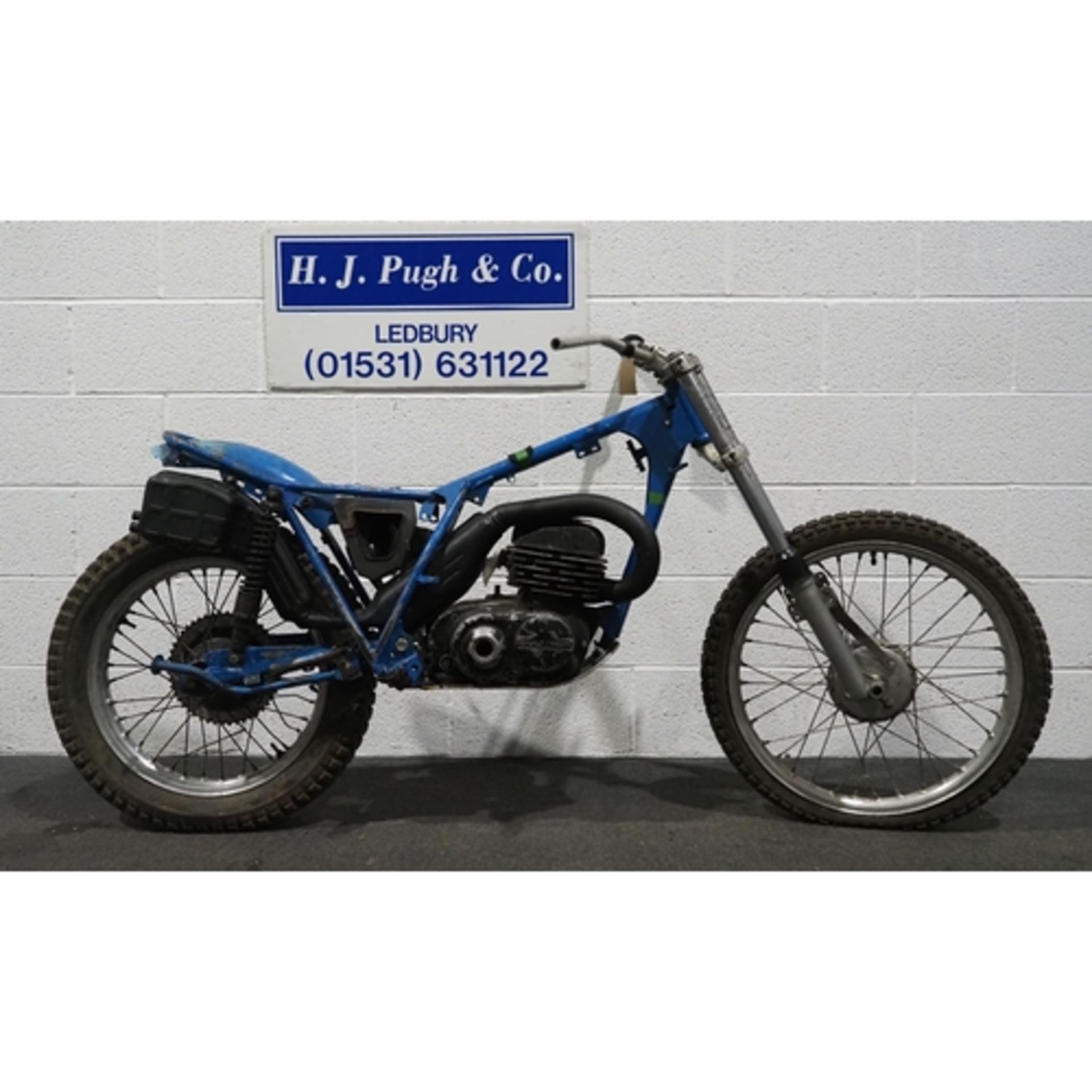 Bultaco Sherpa 198A project, 250cc.Frame No. RF-19803227-AEngine No. RM ...