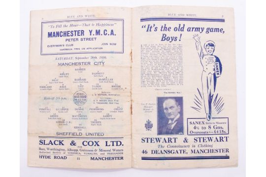 Manchester City: A Manchester City v. Sheffield United, 20th September ...