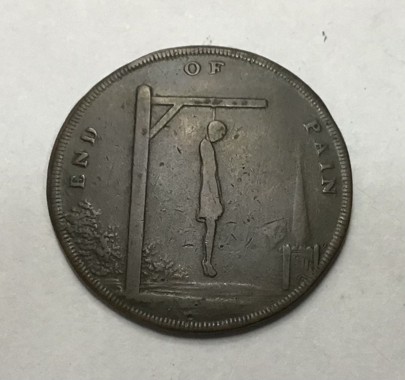 Scarce British 18th century token, Middlesex. London. Thomas Spence’s ...