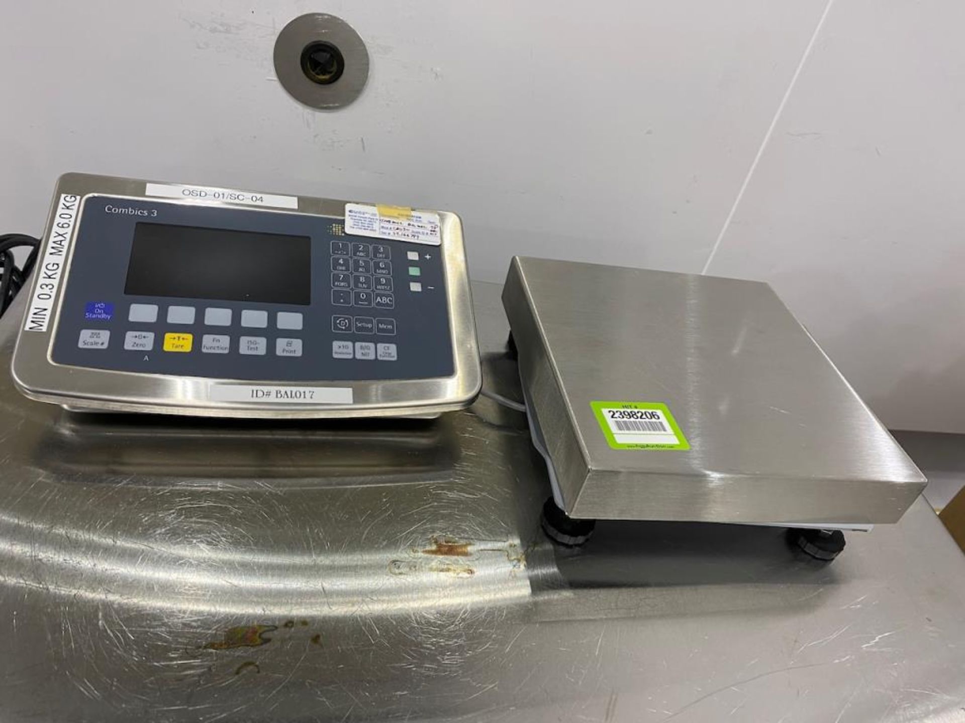 Sartorius CAPP1U-10CC-LU Platform scale, 10lb max, .002 lb. minimum ...