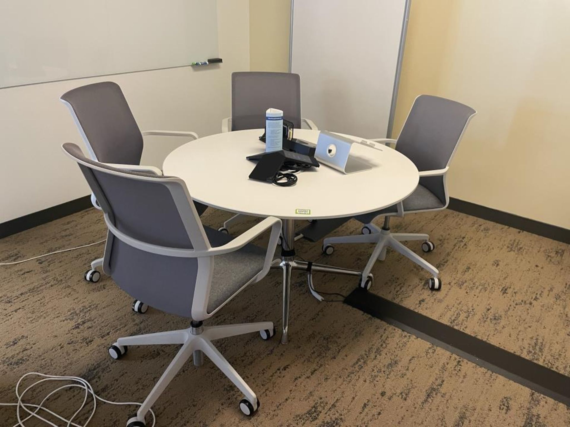 Lot Consisting of: (2qty) Coalesse 4'D Conference Tables and (7qty ...