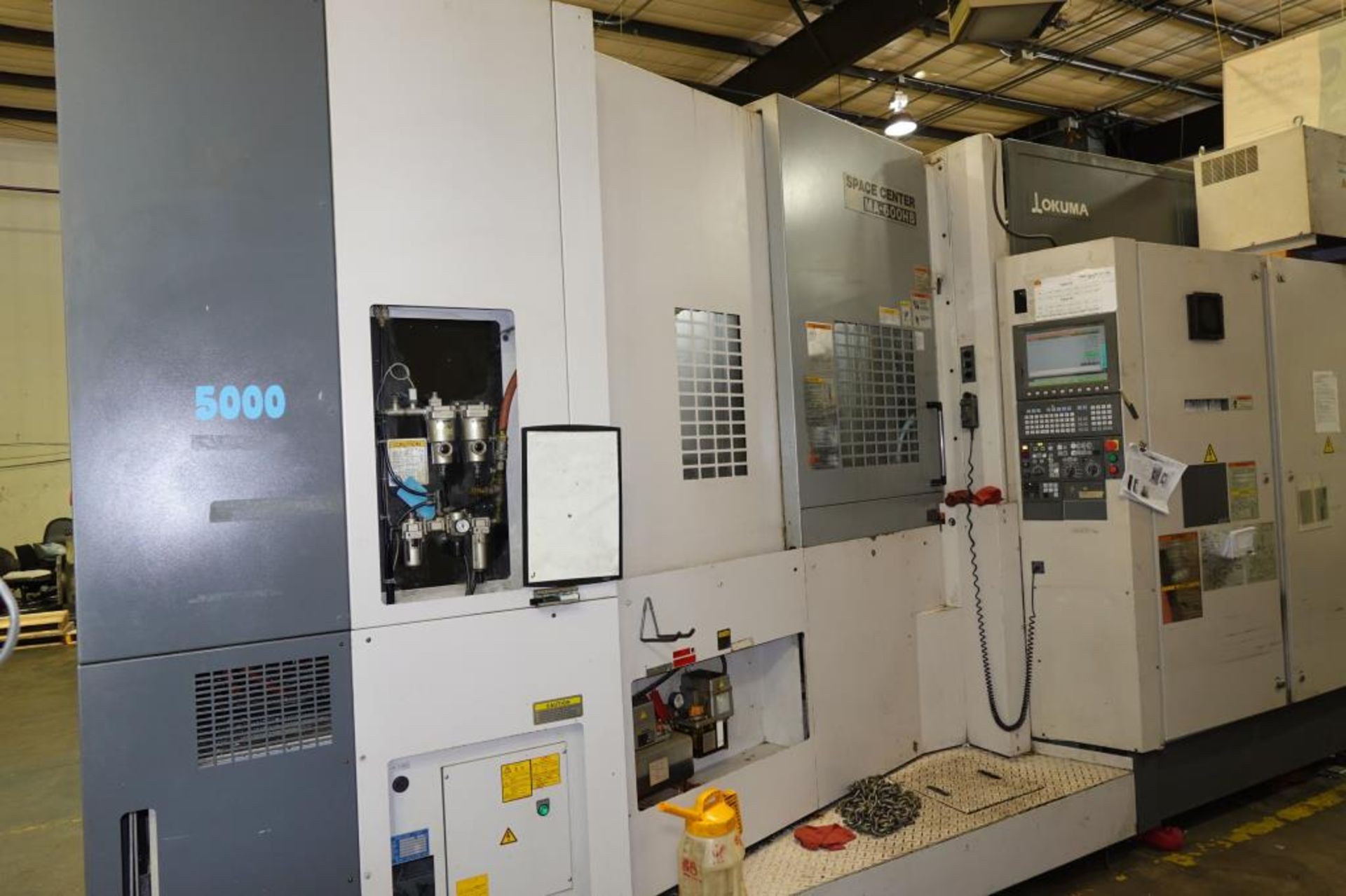 Okuma MA600HB 4 Axis Horizontal Machining Center, 2 Pallet Auto Changer ...