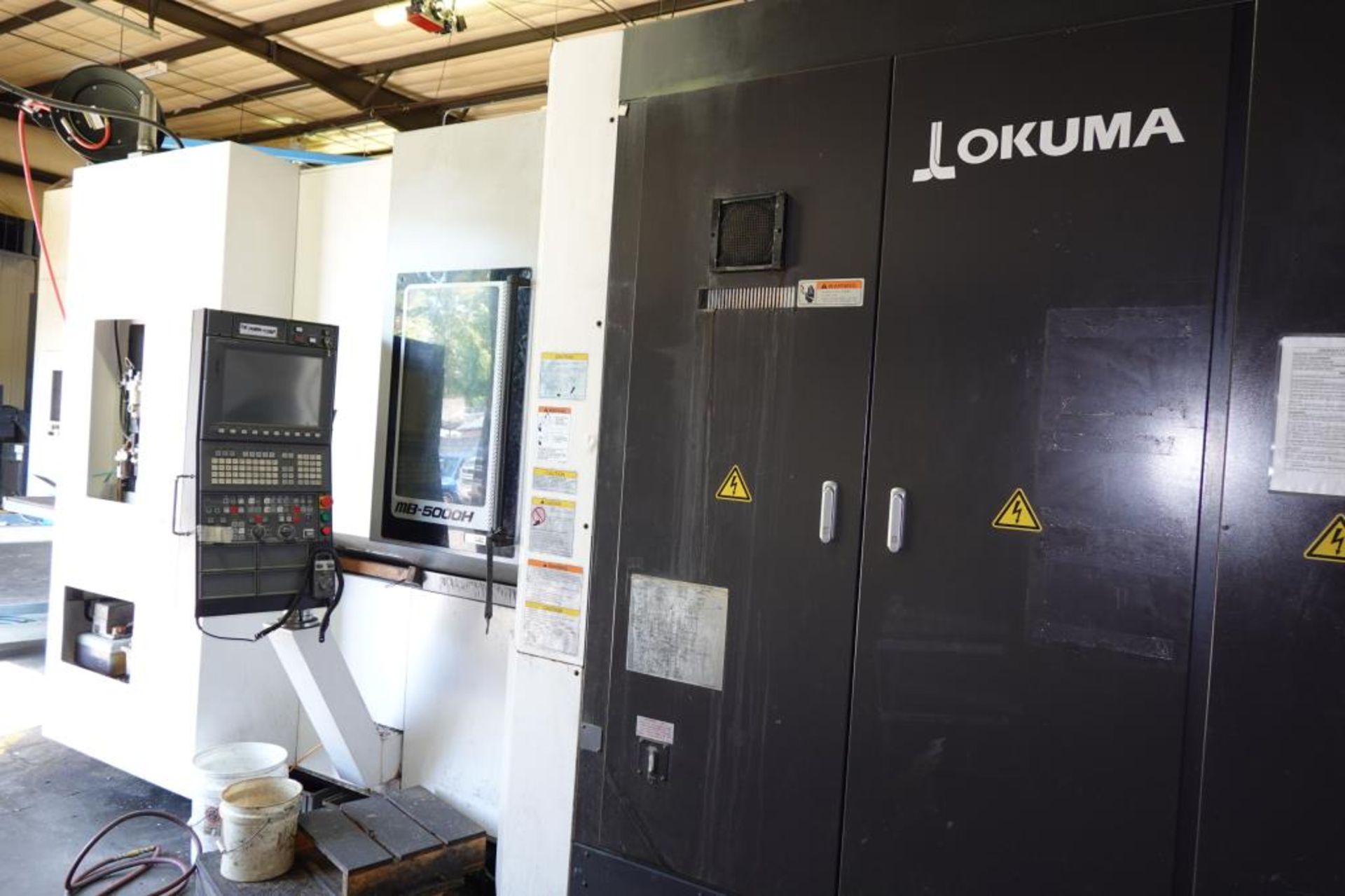 Okuma MB5000 4 Axis Horizontal Machining Center, 2 Pallet Auto Changer ...