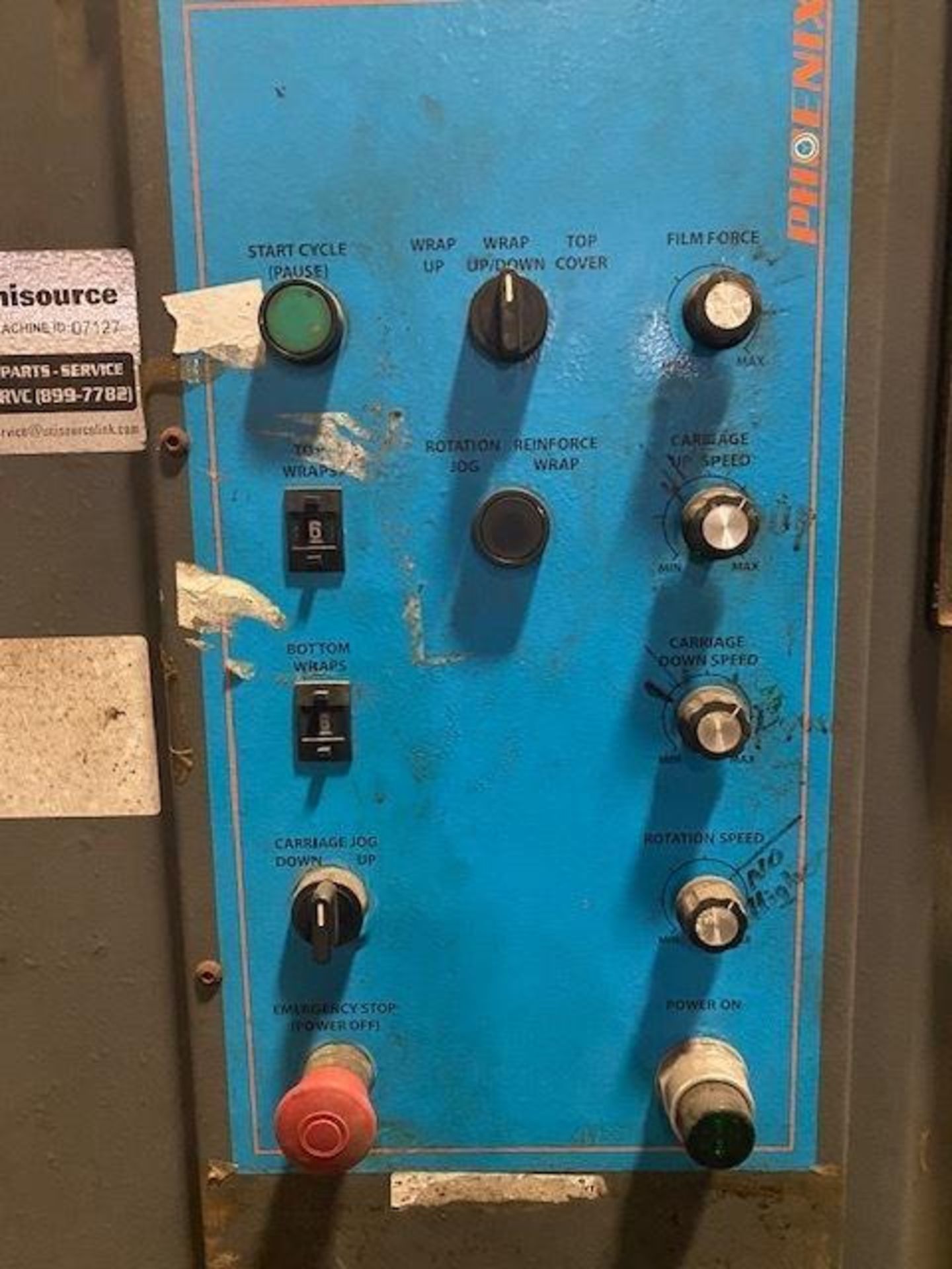 Phoenix Packaging Machinery Model PAP 2150 C pallet wrapper, Volts 115 ...