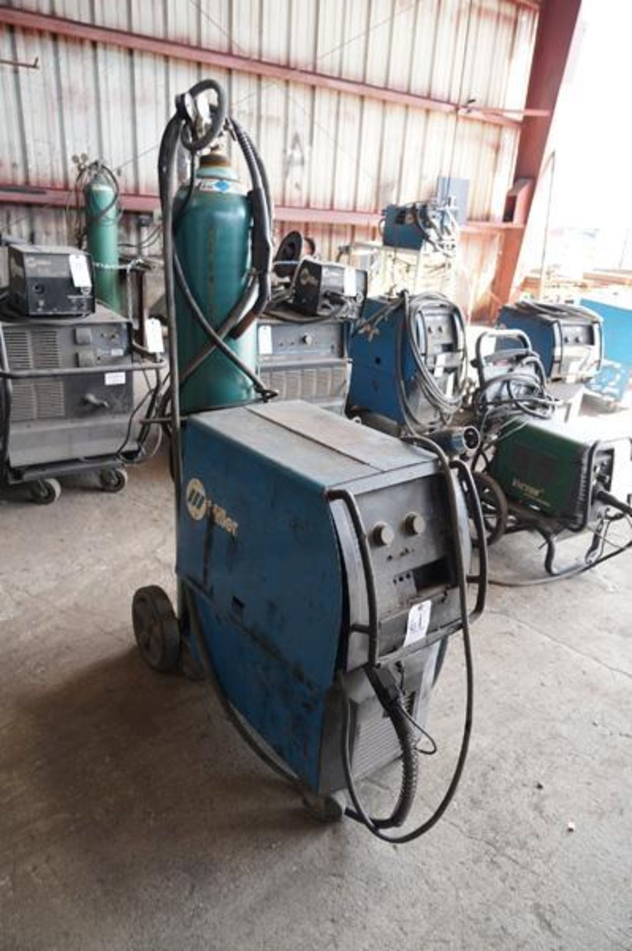 Miller Mdl: Millermatic 350 Mig Welding Power Source, Wire Feed Mig Gun ...