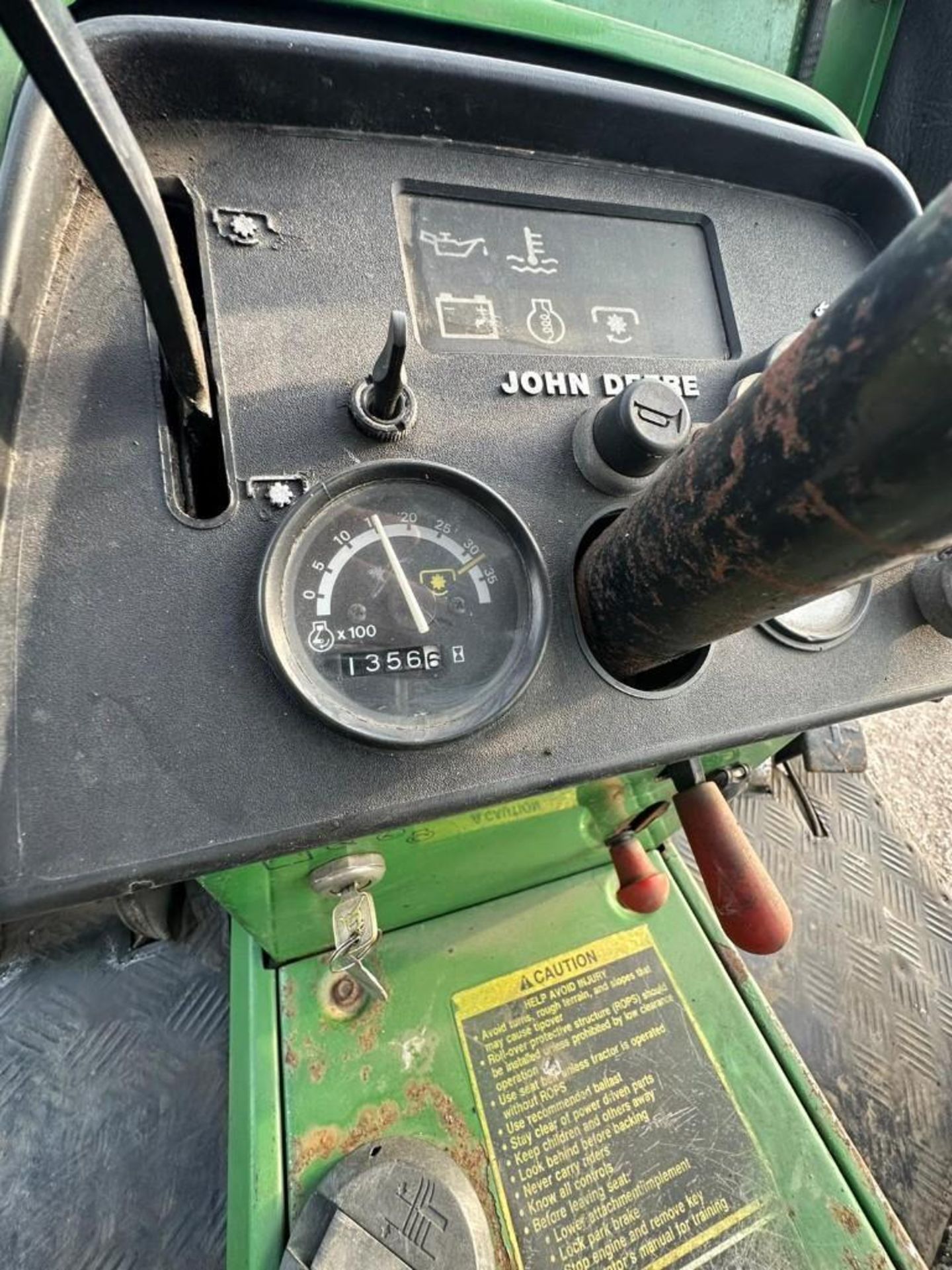 John Deere 755 compact tractor 4WD fitted with Walter Mauser cab, in ...