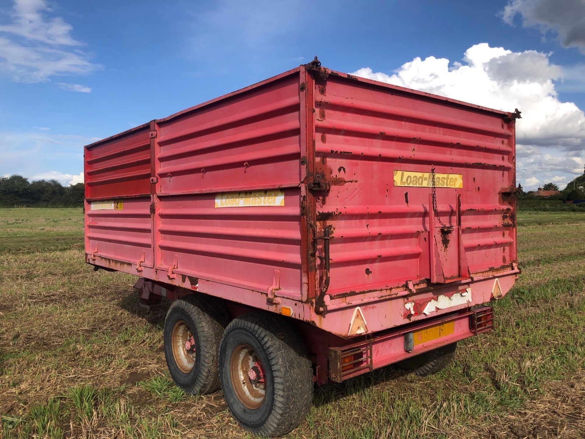 1987 Foster Load Master 8t drop side trailer c/w manual tailgate twin ...