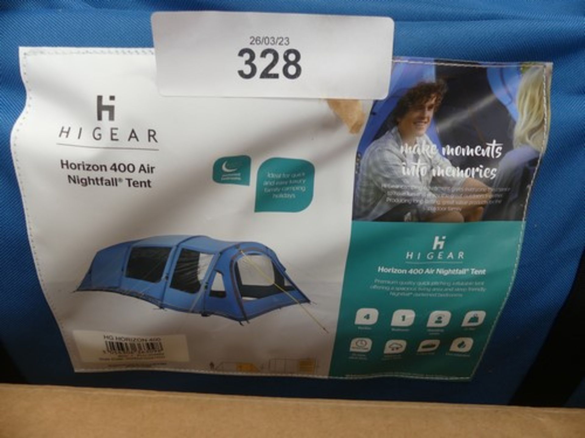 1 x Hi Gear Horizon 400 Air nightfall tent. - New in box (D6FLOOR)