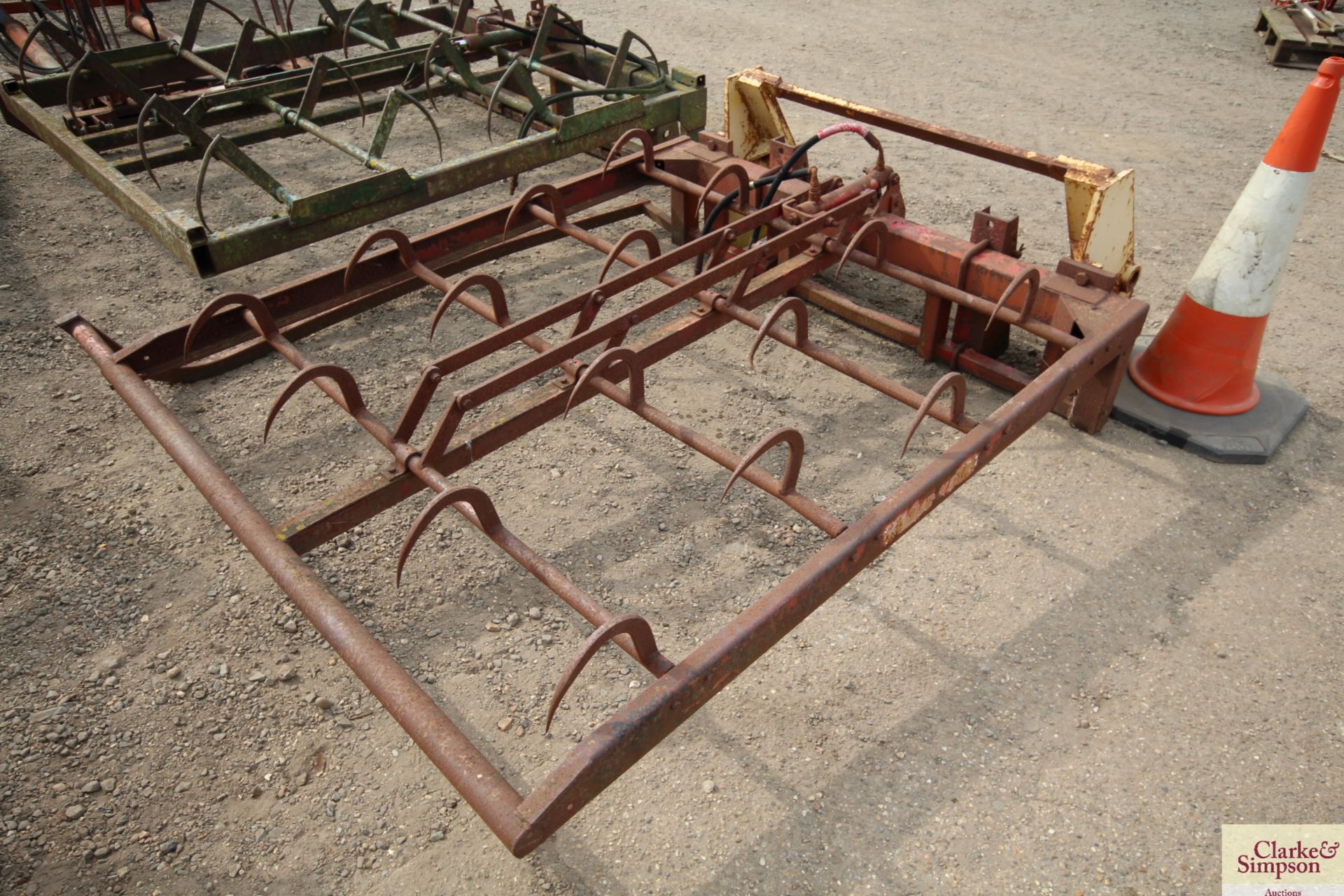 Farmhand flat 8 bale grab. Sanderson brackets. For sale due to no ...
