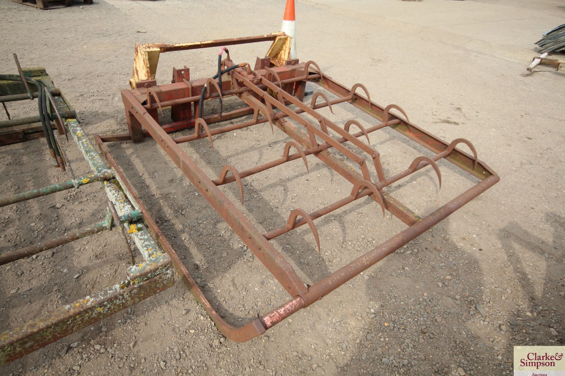 Farmhand flat 8 bale grab. Sanderson brackets. For sale due to no ...