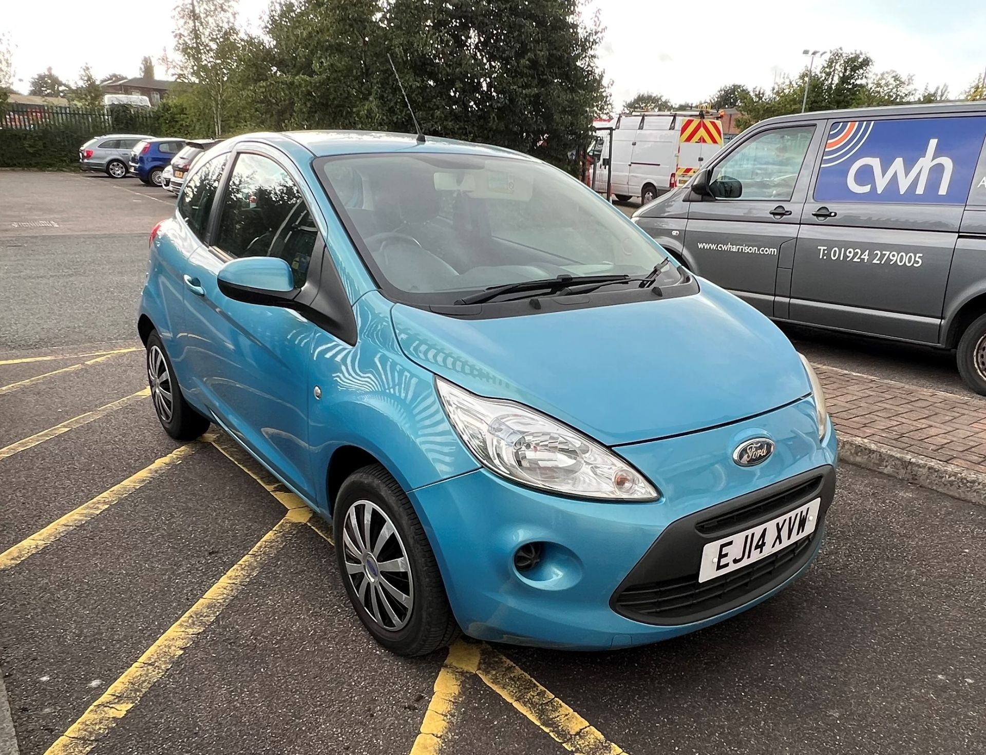 FORD KA EDGE (1242cc) THREE DOOR HATCHBACK - Petrol - Blue. On the ...