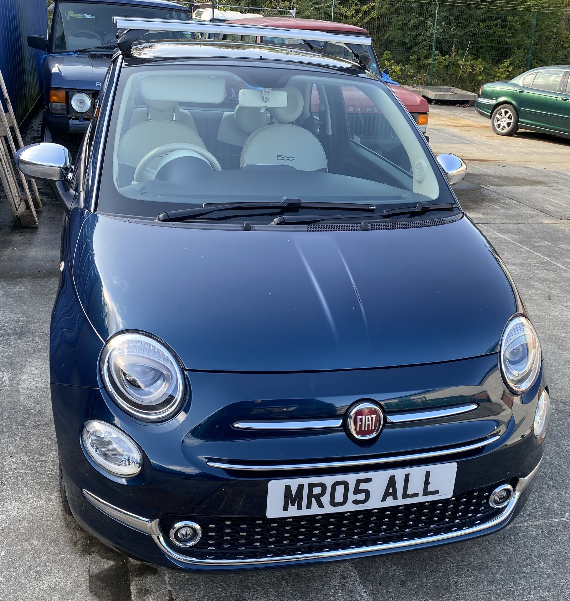 FIAT 500 LOUNGE (1244cc) THREE DOOR HATCHBACK - Petrol - Blue. On the ...