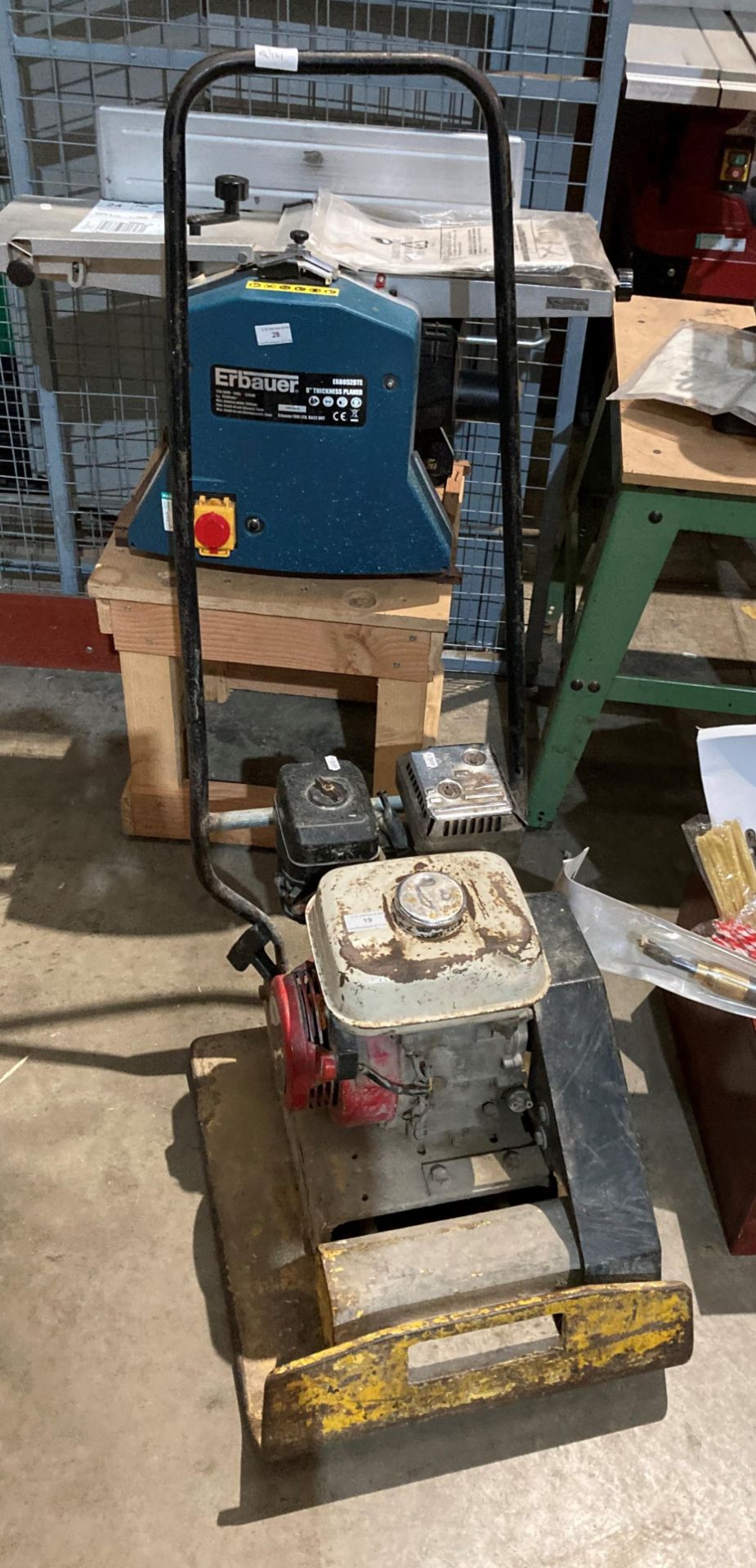 BOMAG WACKER PLATE model No. 1545 with Honda GX110 3.5HP petrol engine ...