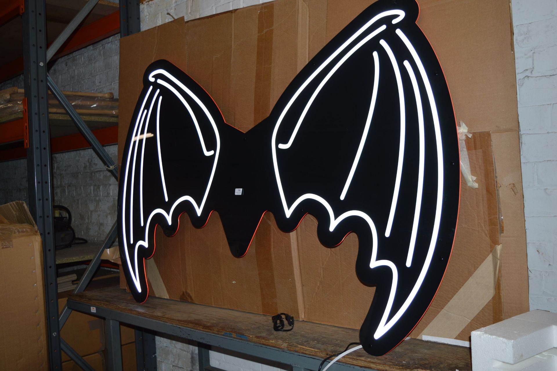 *Illuminated Bacardi Bat Sign 100x150cm