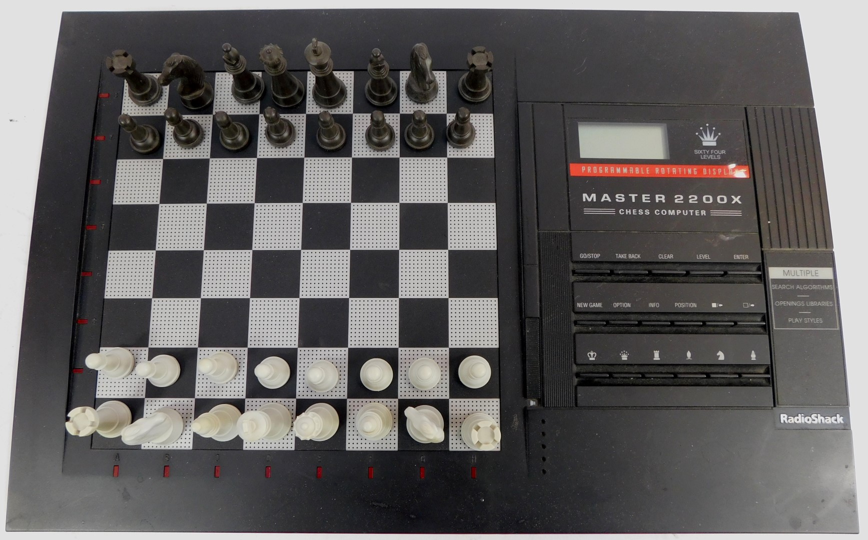 A Radio Shack Master 2200X chess computer, 60-2213, with owners manual ...