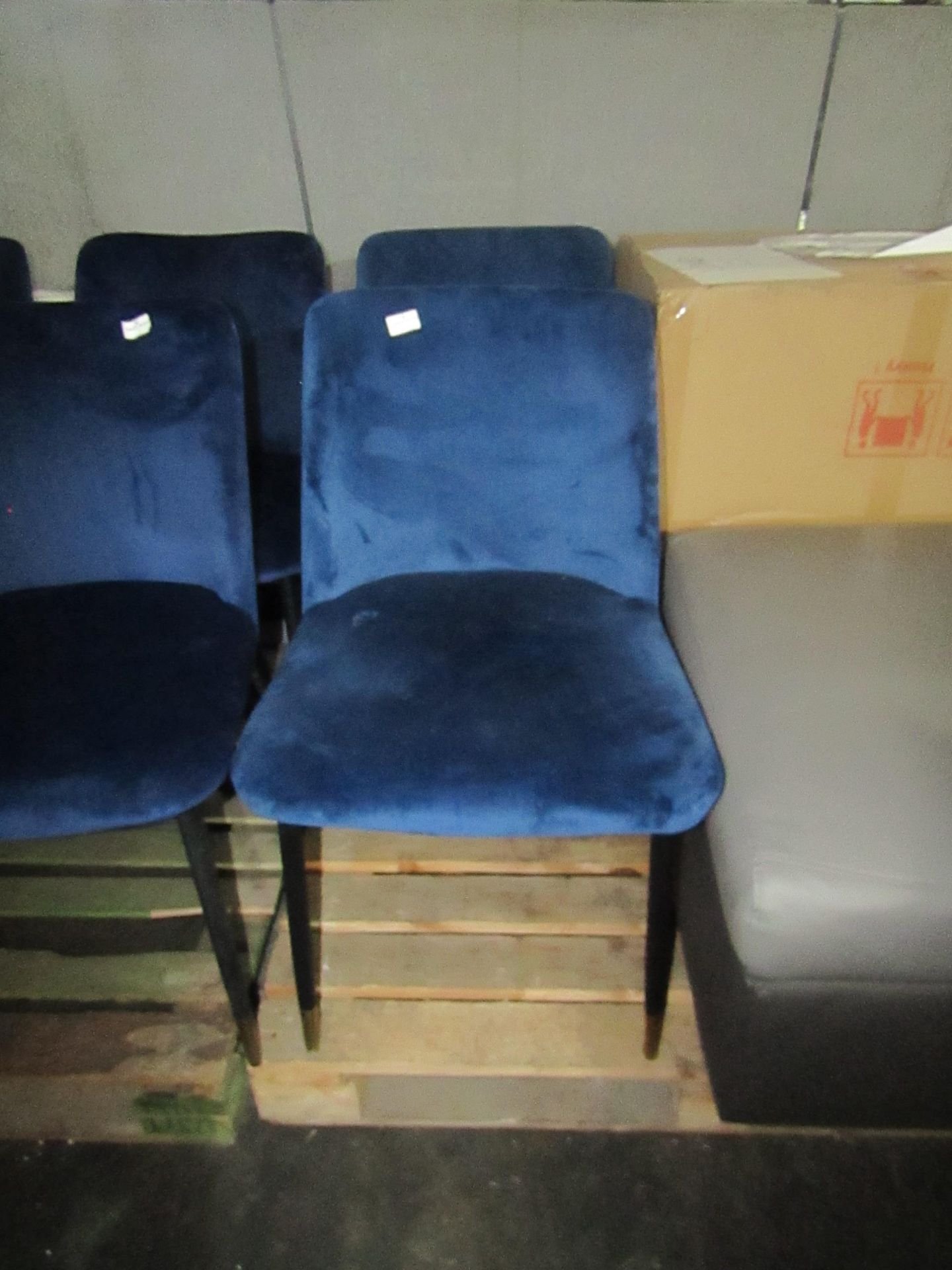 SCS Montero 2X Dining Chairs - Blue RRP 299 This item looks to be in ...