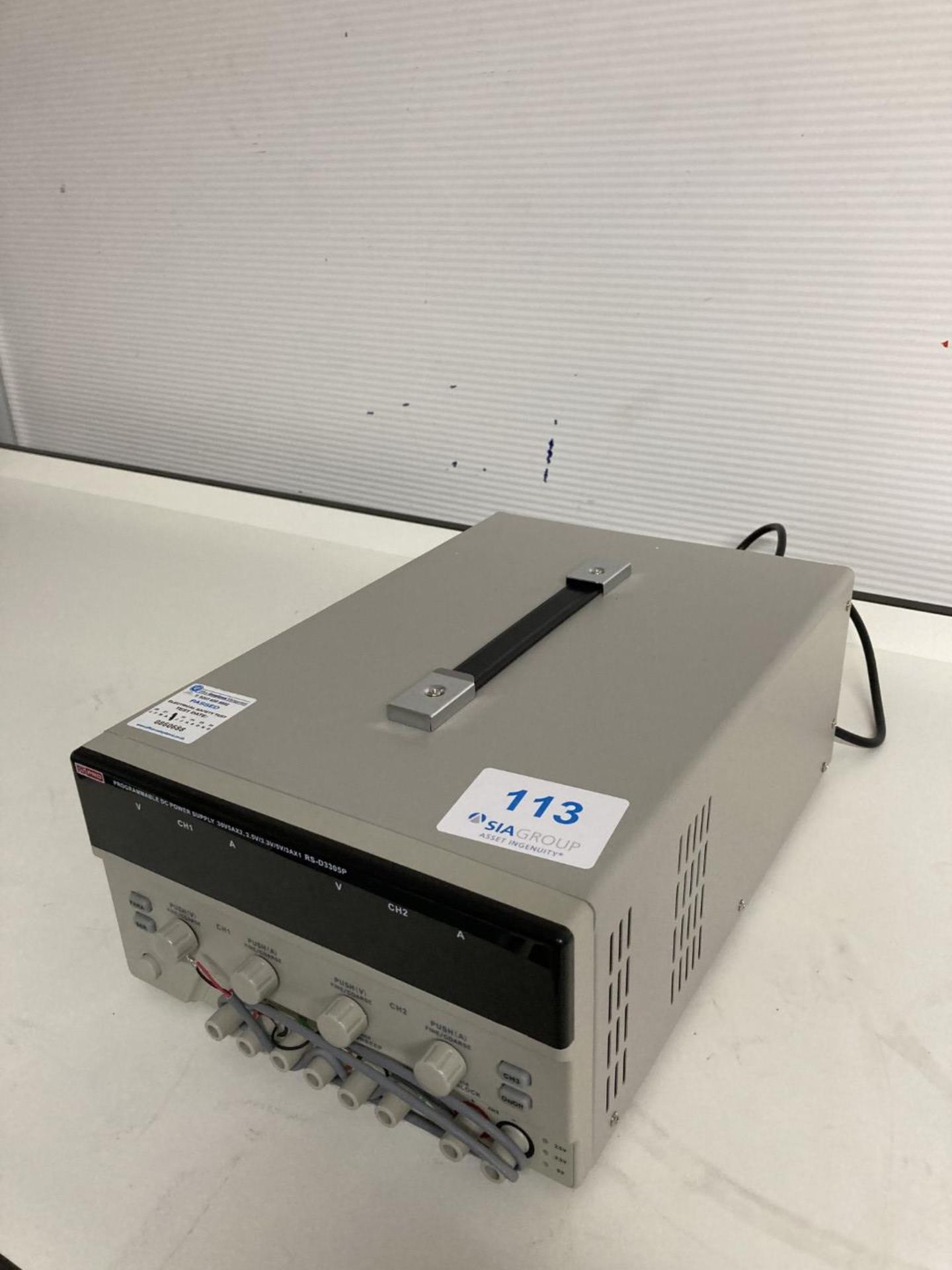 RS PRO RS-D3305P Series Bench Programmable DC Power Supply