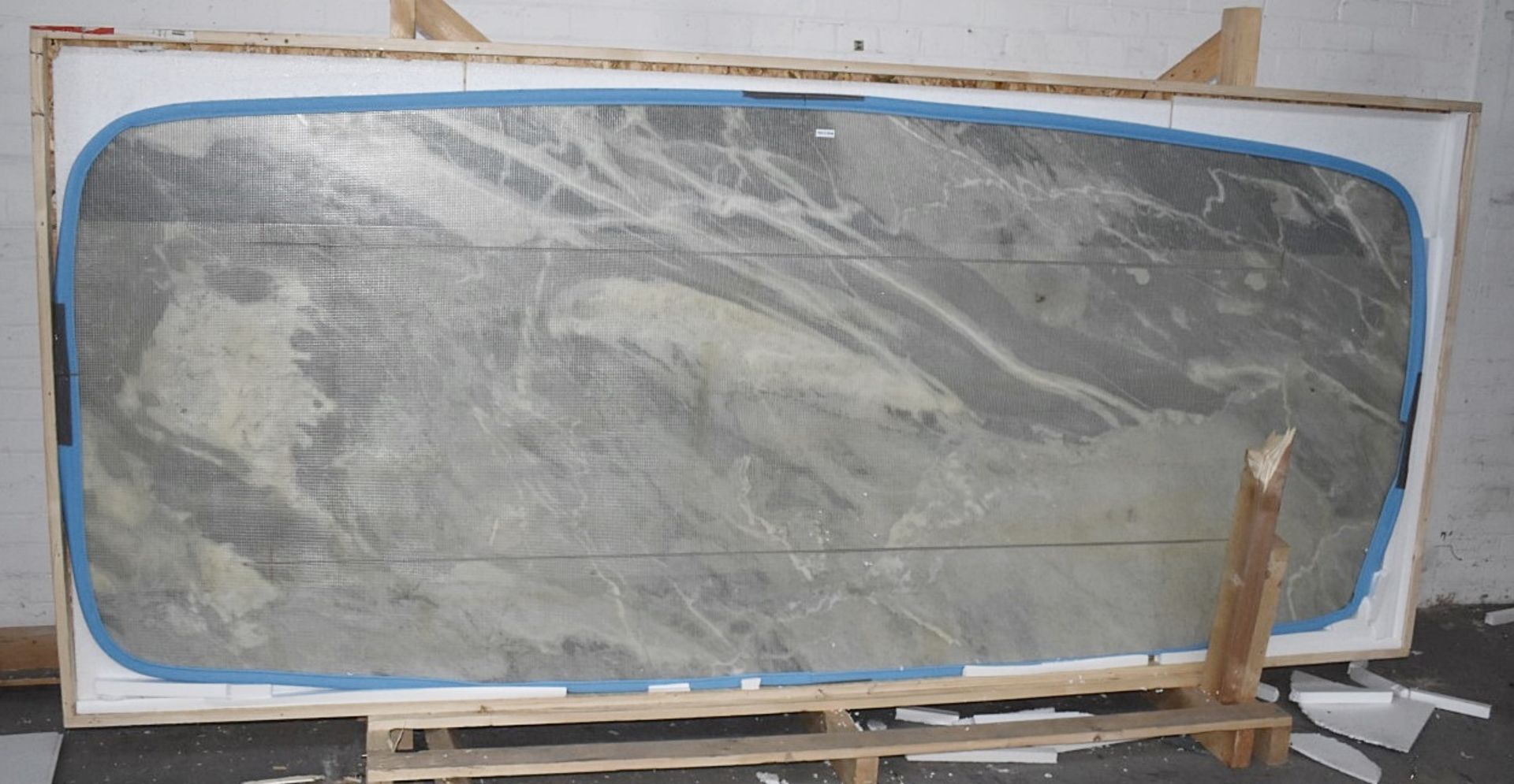 1 x GIORGIO COLLECTION 'Charisma' 3-Metre Long Luxury Rectangular Grey ...