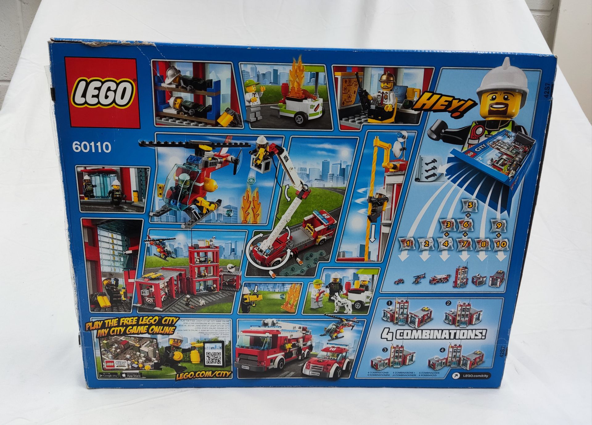 Lego City 60110 Fire Station Set - Boxed - Retired Set - CL444 - NO VAT ...