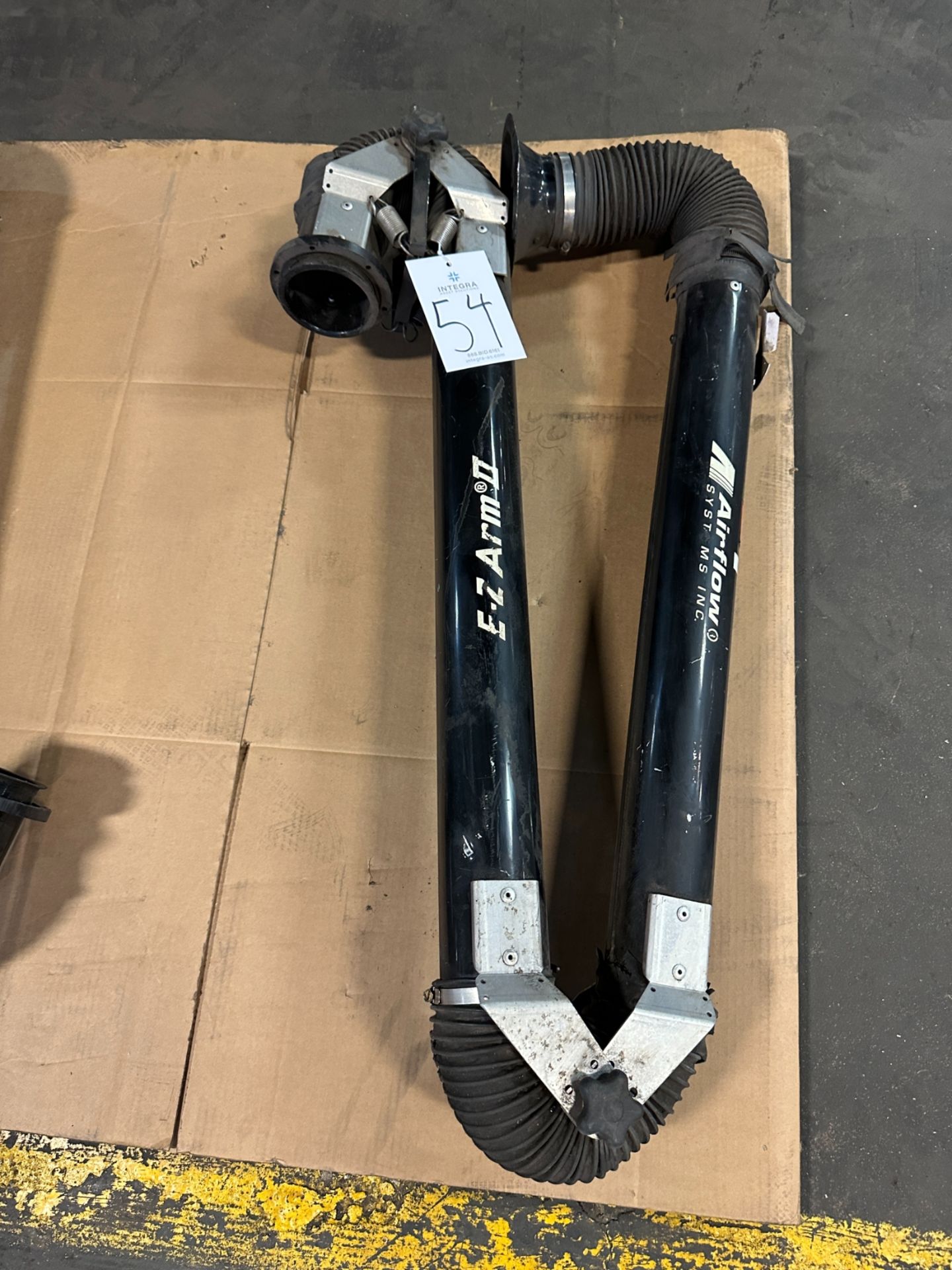 { Group of lots: 54, 55 } Airflow Systems Inc. 72" x 4" E-Z Arm Fume ...