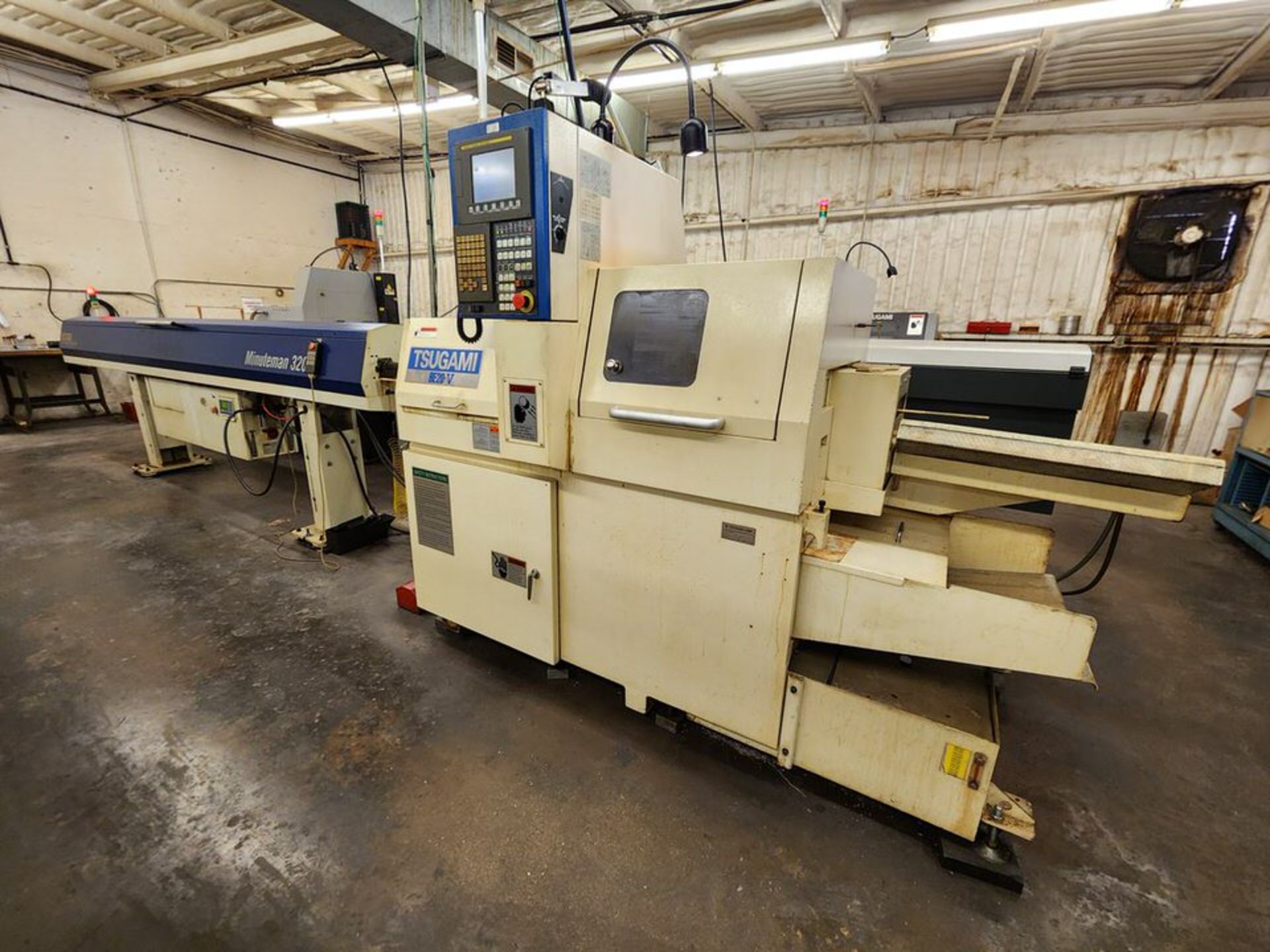 Tsugami BE20-V Swiss Lathe W/ Fanuc Series 3ti Model A Controller; W ...