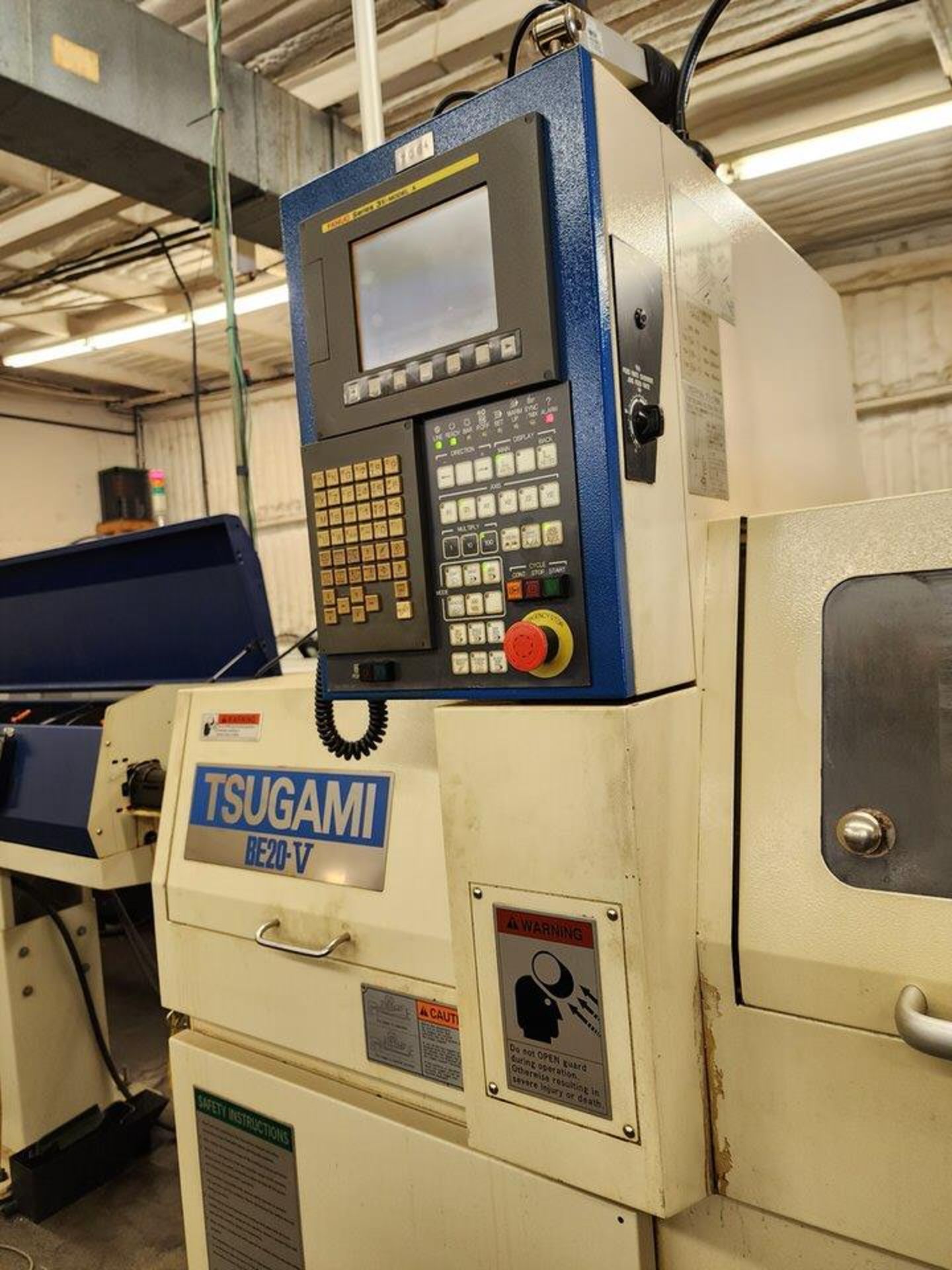 Tsugami BE20-V Swiss Lathe W/ Fanuc Series 3ti Model A Controller; W ...