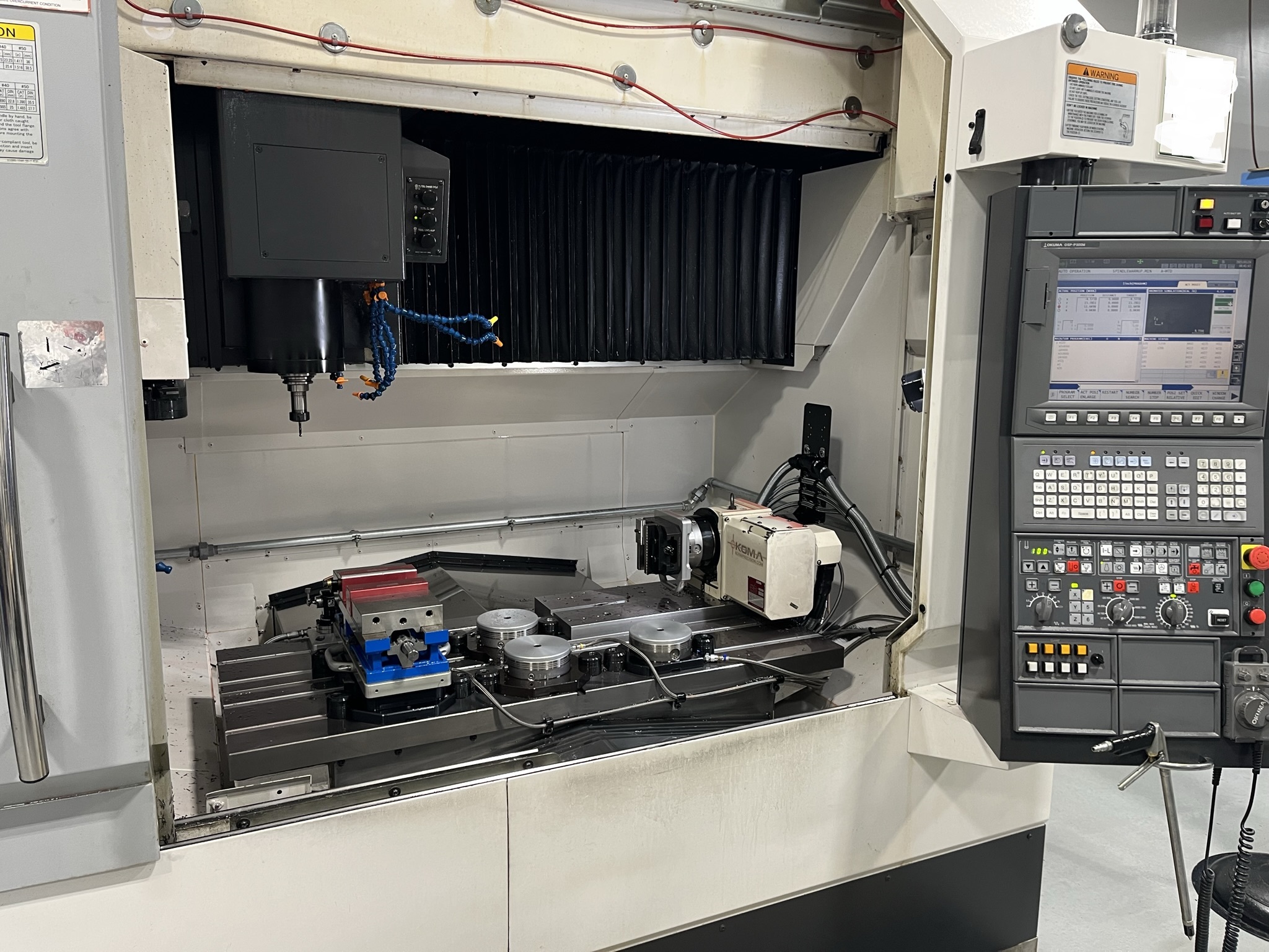 2015 - Okuma Genos M560-V CNC Vertical Machining Center, X-Axis Travel ...