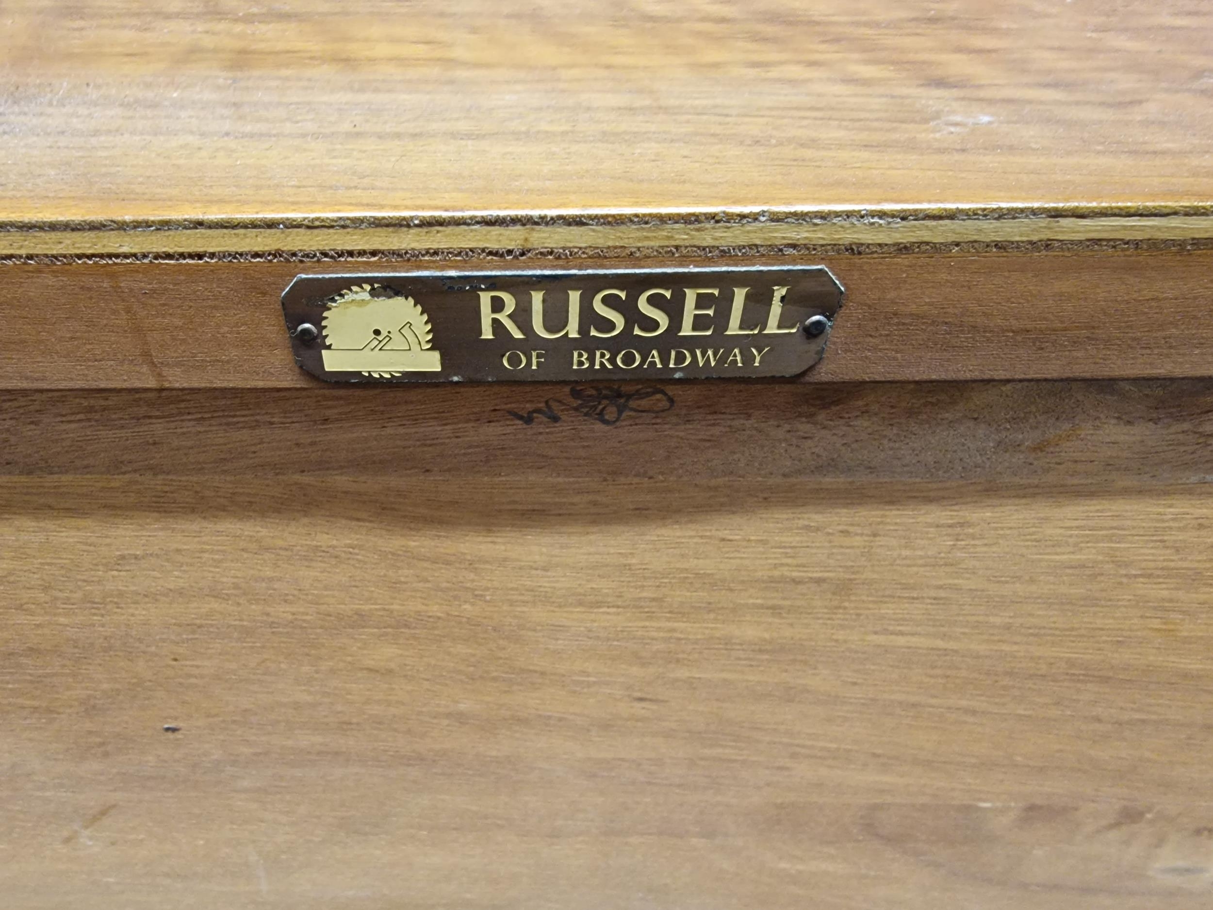 Vintage Gordon Russel teak sideboard with three central drawers flanked ...
