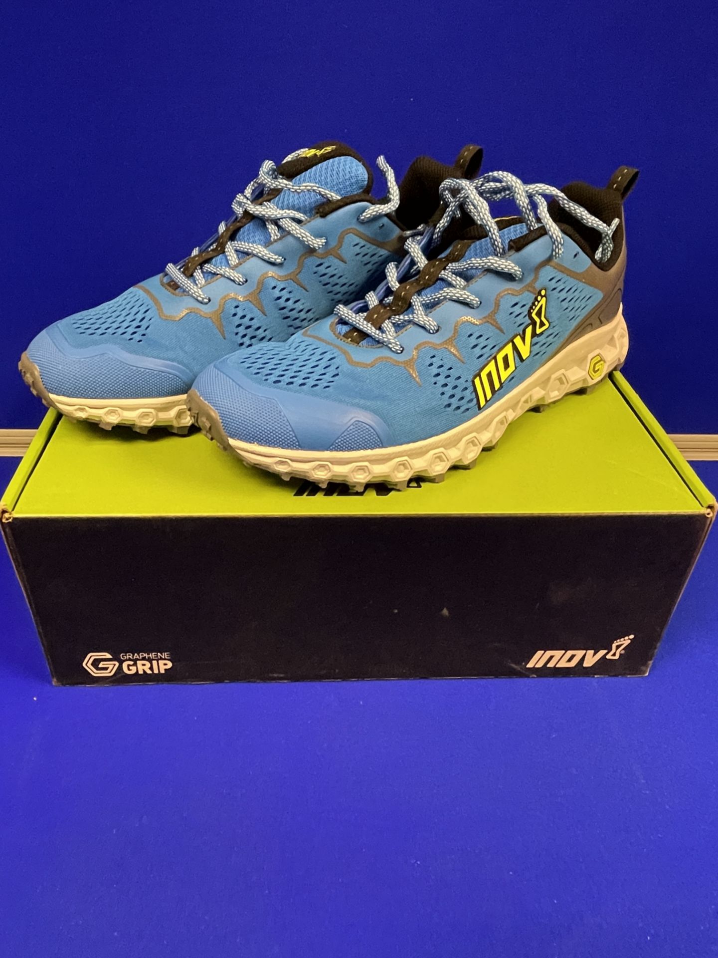 Inov-8 Parkclaw G280 men's trainers UK 11.5 colour: blue/grey This lot ...