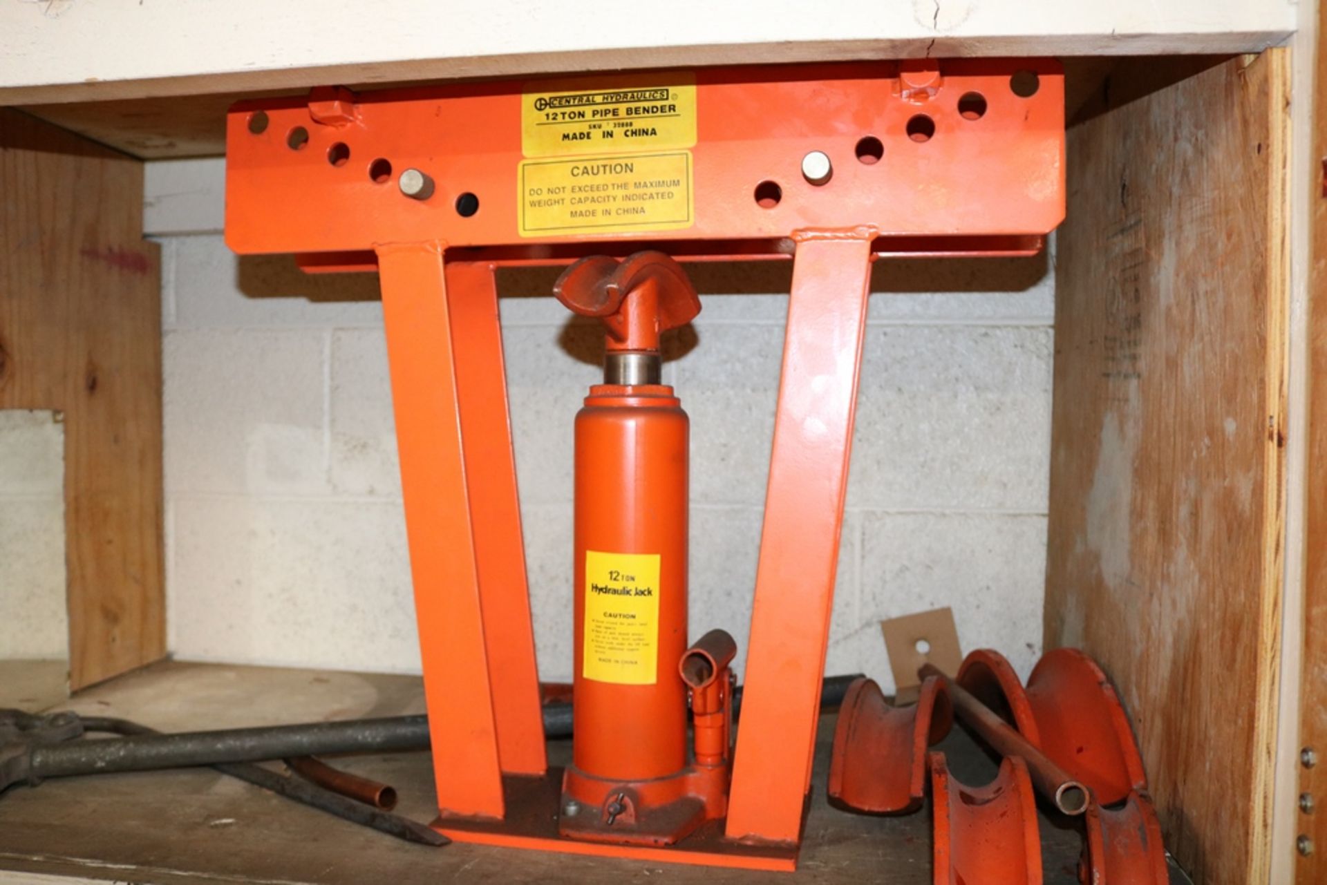 12 Ton Hydraulic Jack/Pipe Bender with Tooling