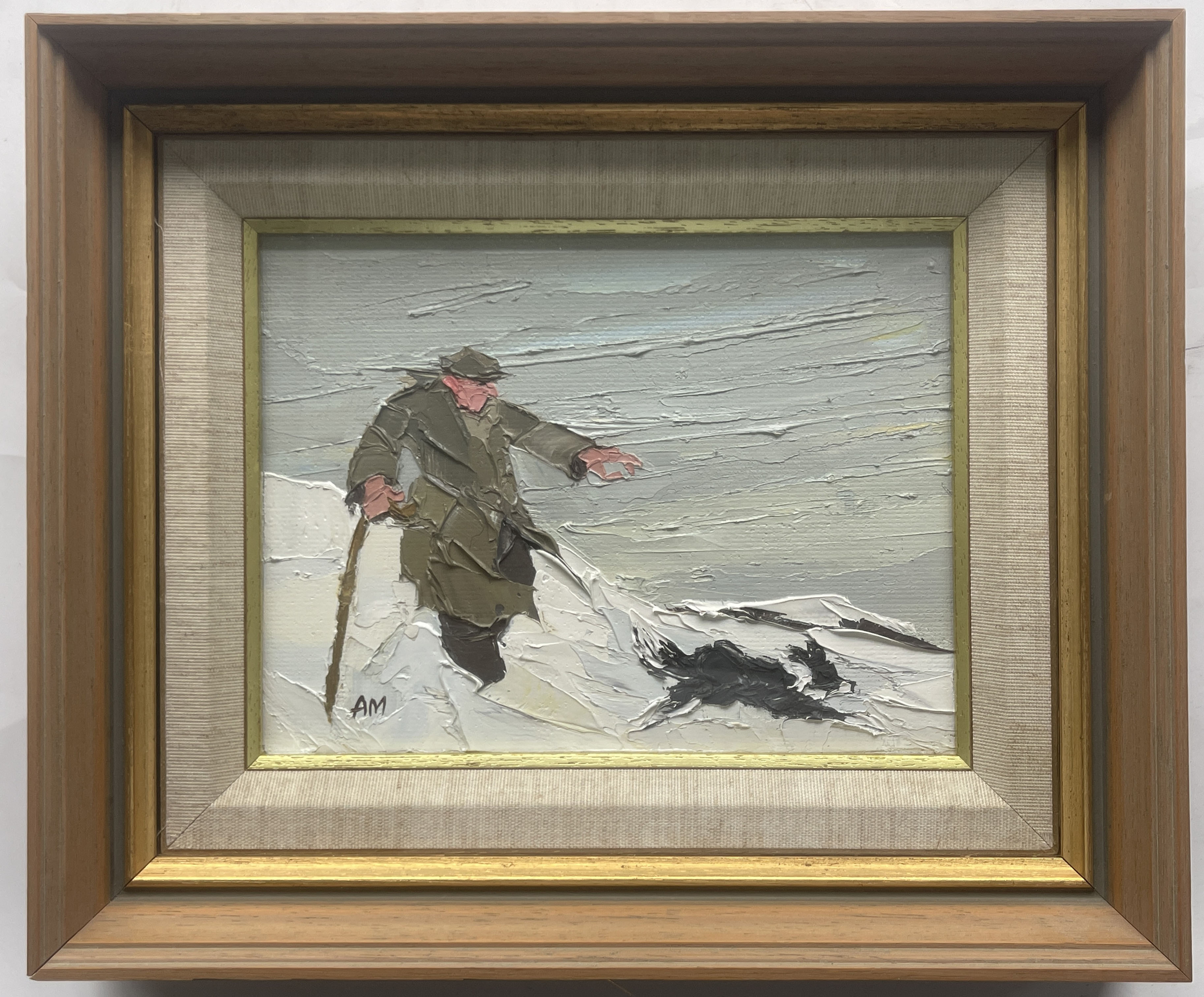 Austin Moseley (British, 1930-2013), Looking for Sheep, signed with ...