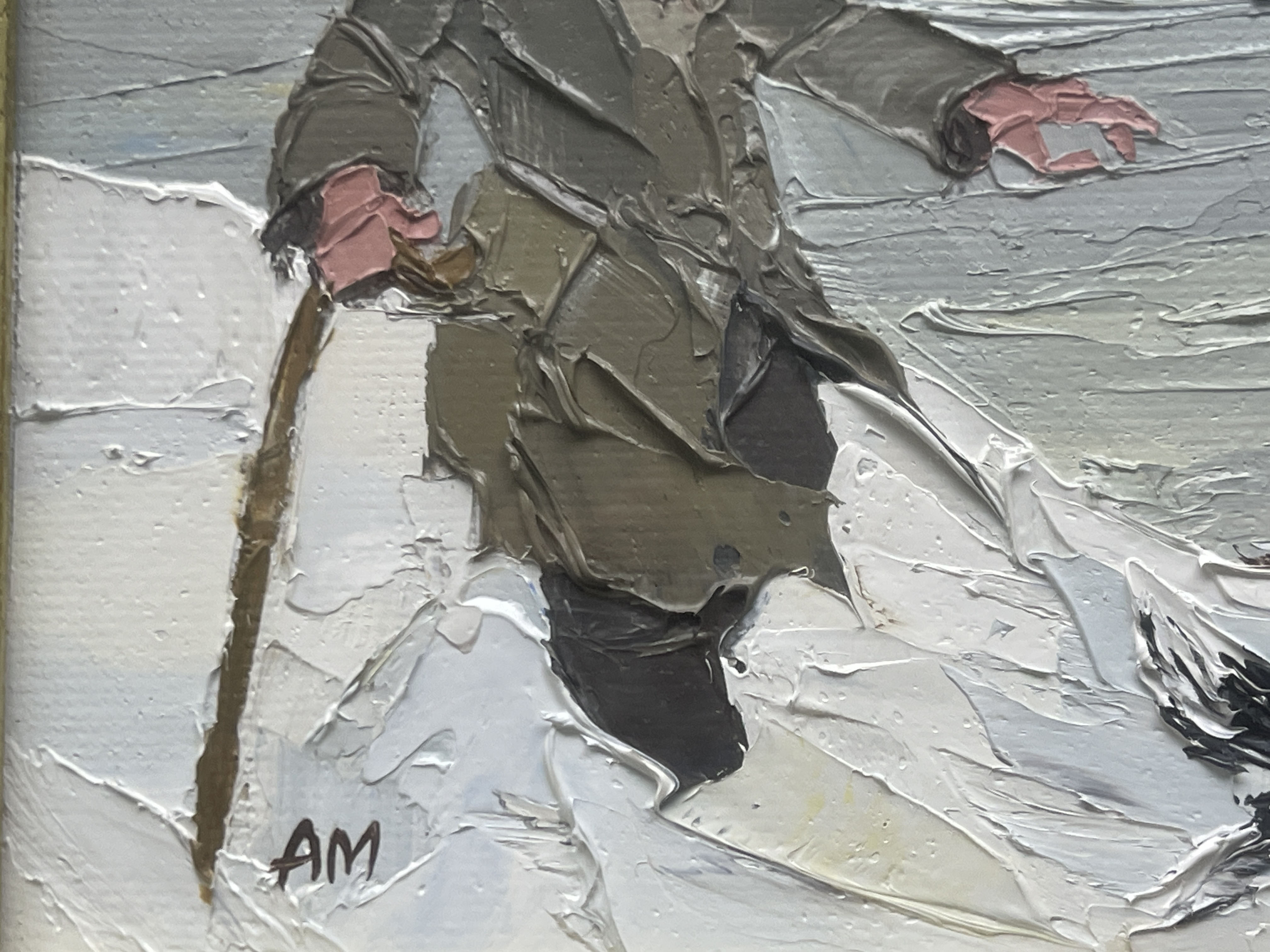 Austin Moseley (British, 1930-2013), Looking for Sheep, signed with ...